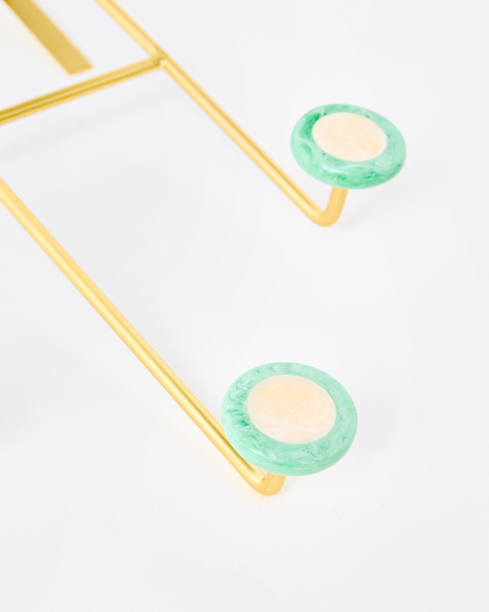 Resin & Bone Gold Over The Door Multi Storage Hooks | Oliver Bonas