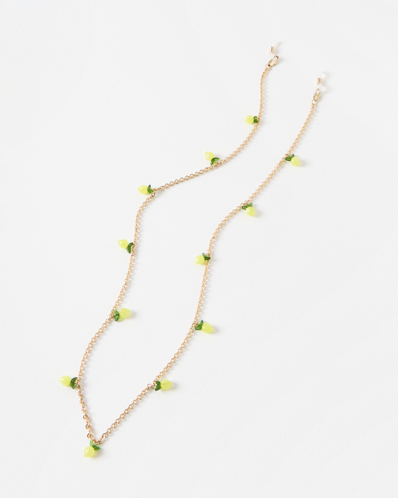 Lucia Lemon Beaded Charm Sunglasses Chain | Oliver Bonas