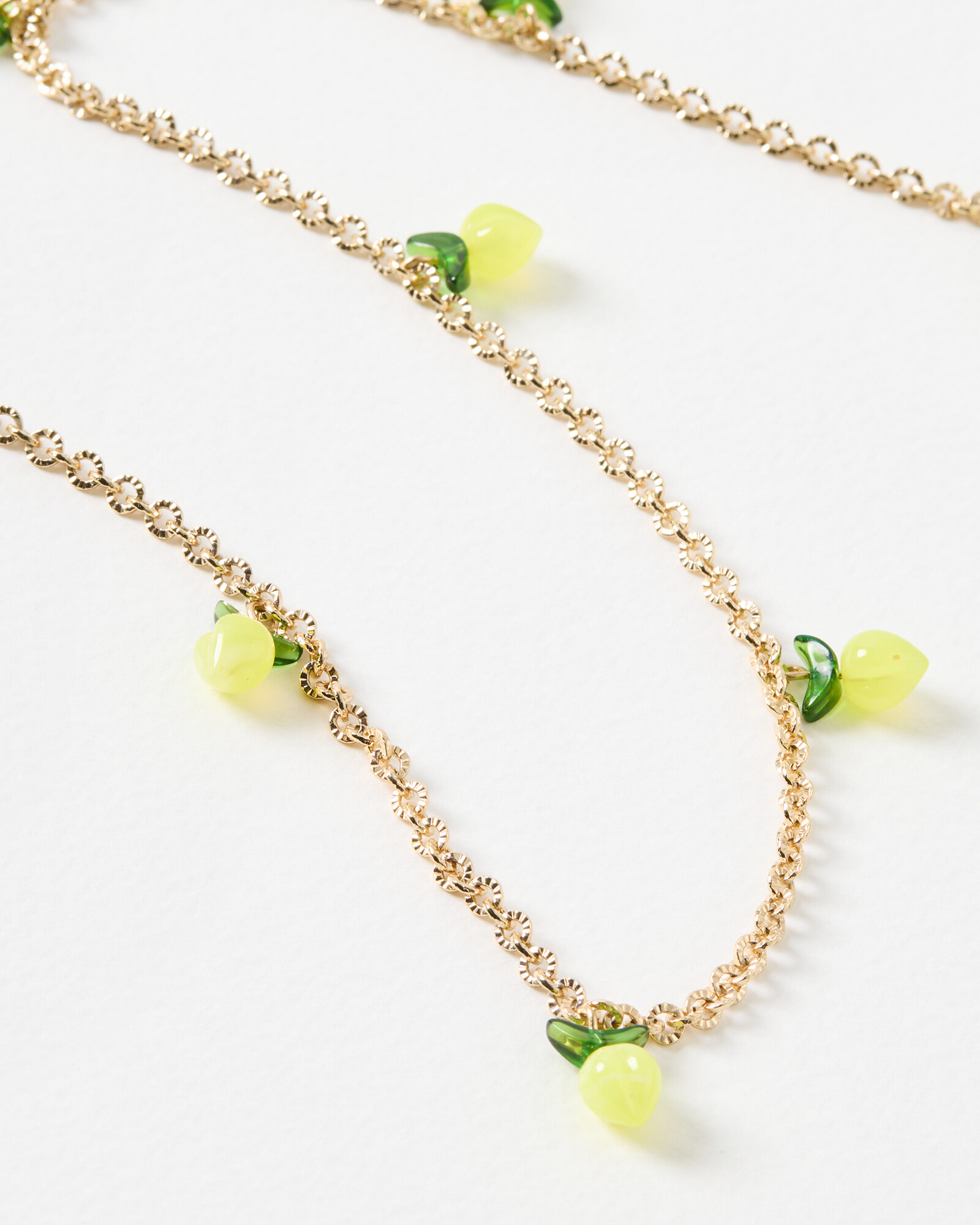 Lucia Lemon Beaded Charm Sunglasses Chain | Oliver Bonas