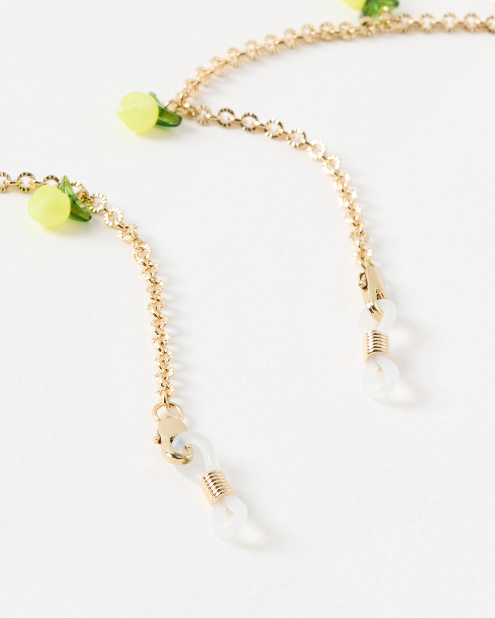 Lucia Lemon Beaded Charm Sunglasses Chain | Oliver Bonas