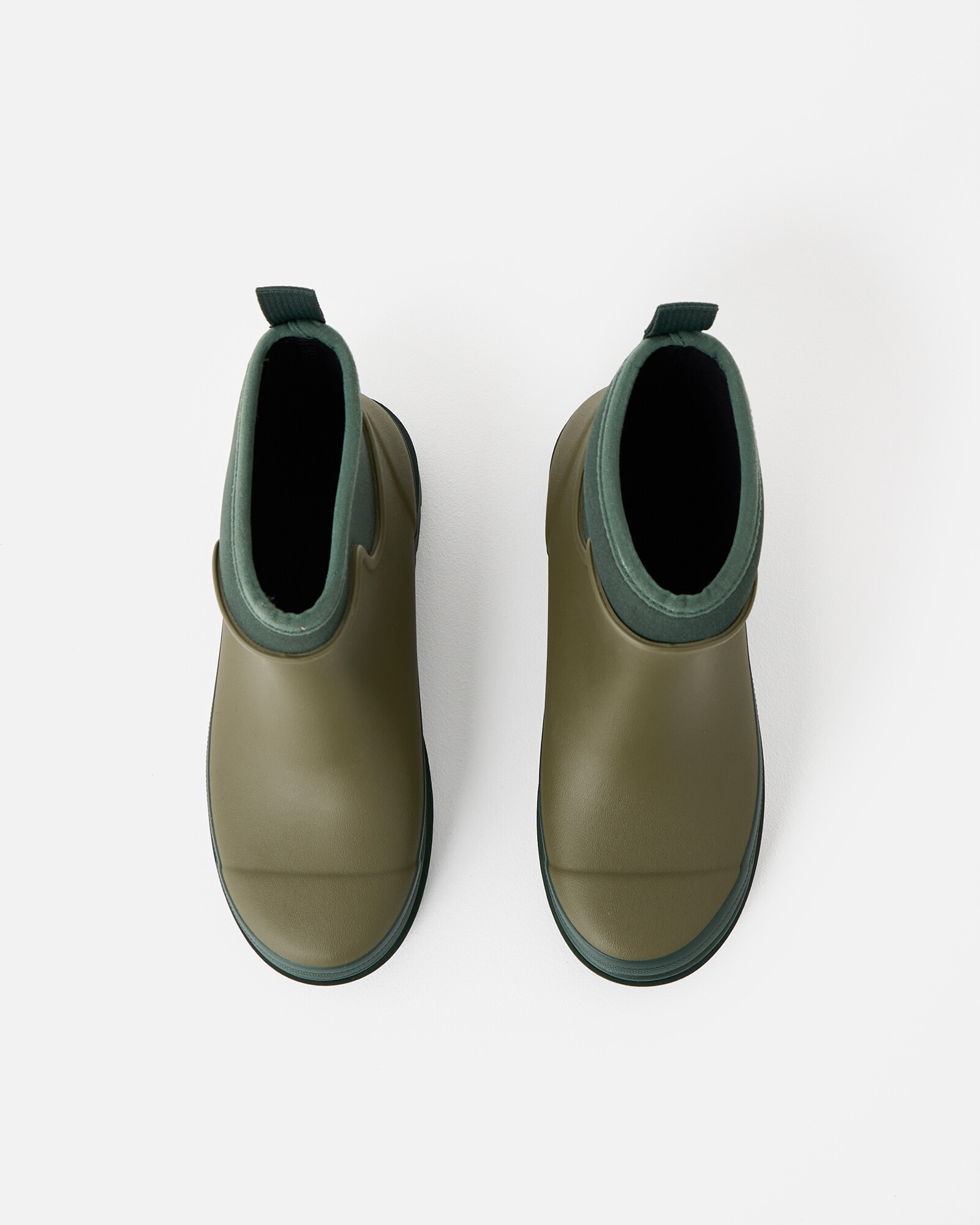 Merry People Khaki Green Tully Ankle Wellington Boots | Oliver Bonas