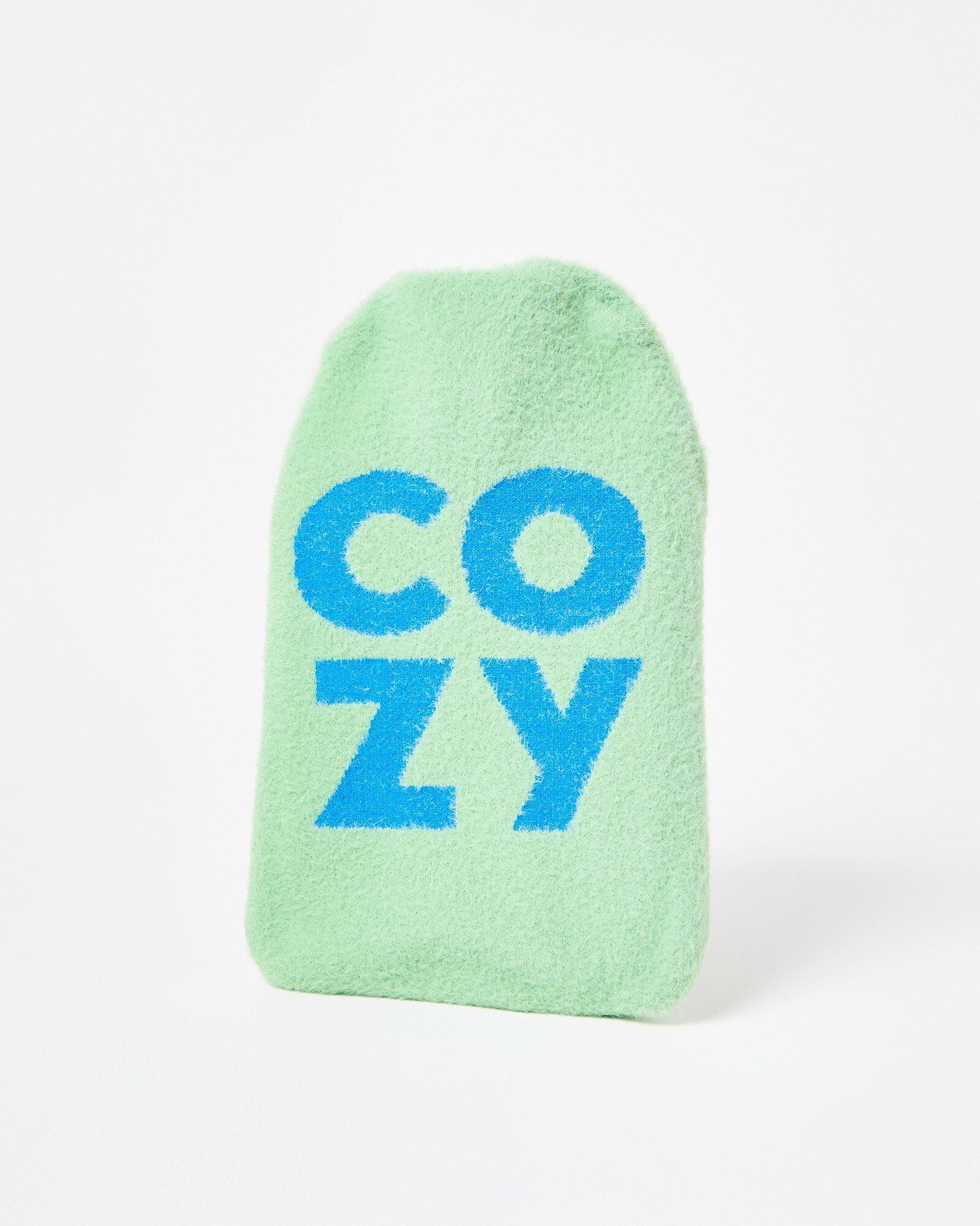 Cozy Green Knitted Hot Water Bottle | Oliver Bonas