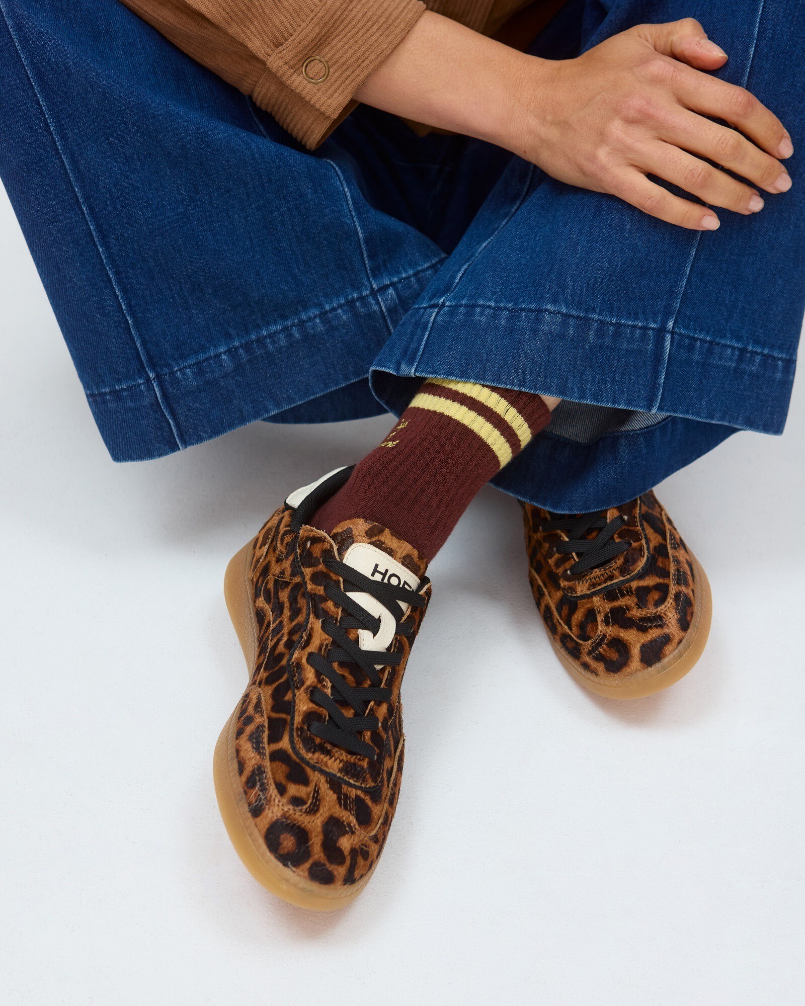Hoff Alley Leopard Print Trainers | Oliver Bonas
