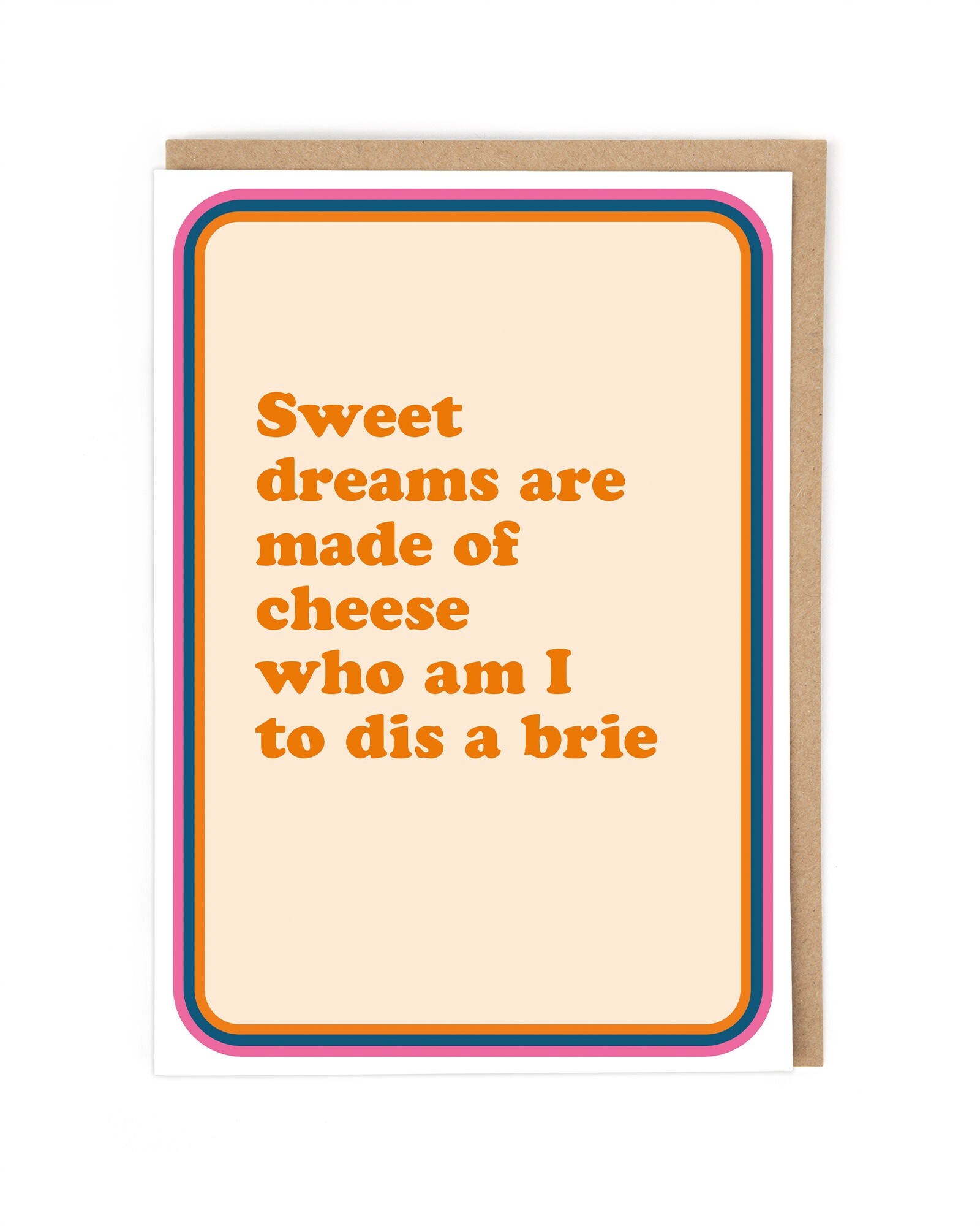 Dis a Brie Funny Card | Oliver Bonas