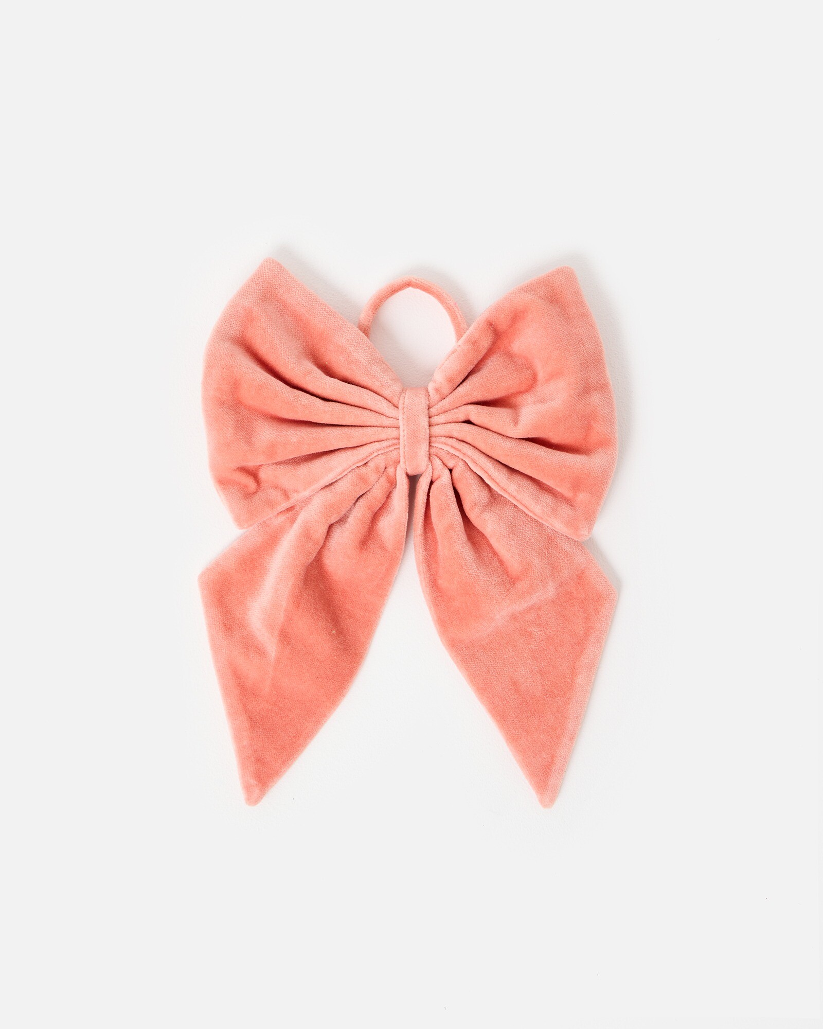 Pink Velvet Bow Decoration | Oliver Bonas