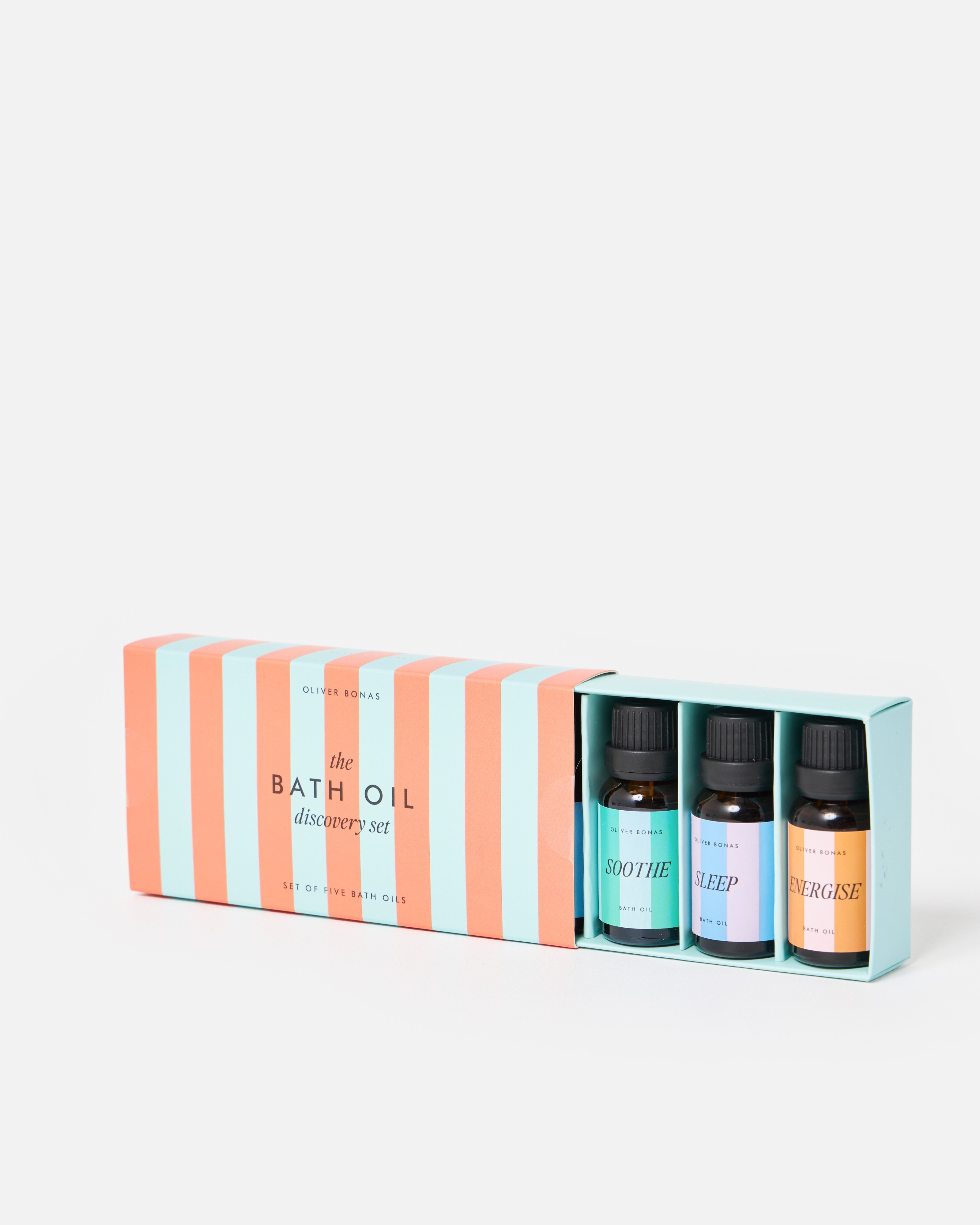 The Bath Oil Discovery Set, Set of Five | Oliver Bonas