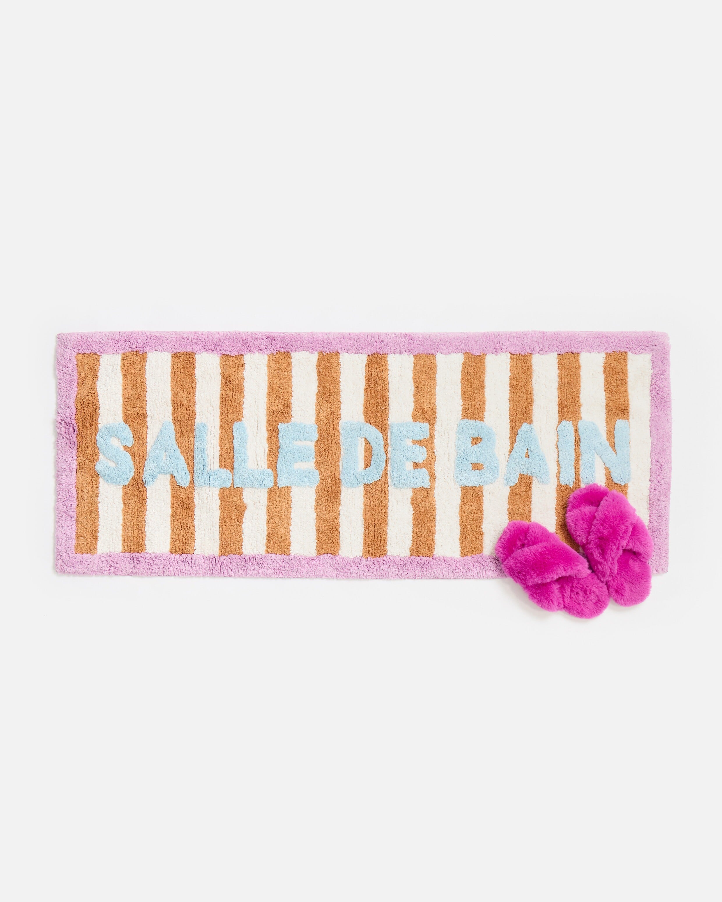 Salle De Bain Striped Runner Bath Mat | Oliver Bonas
