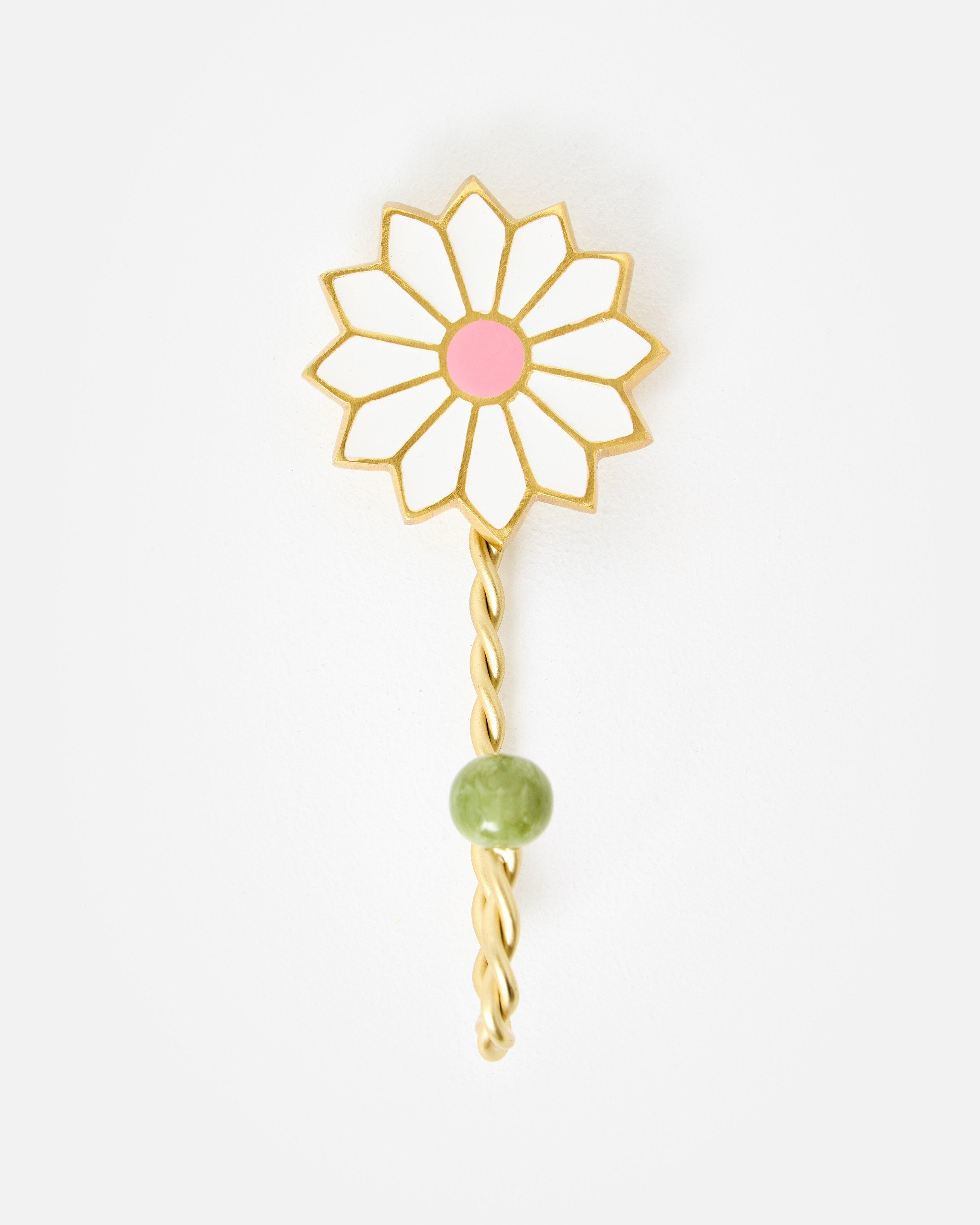 Daisy Gold Metal Wall Storage Hook | Oliver Bonas IE