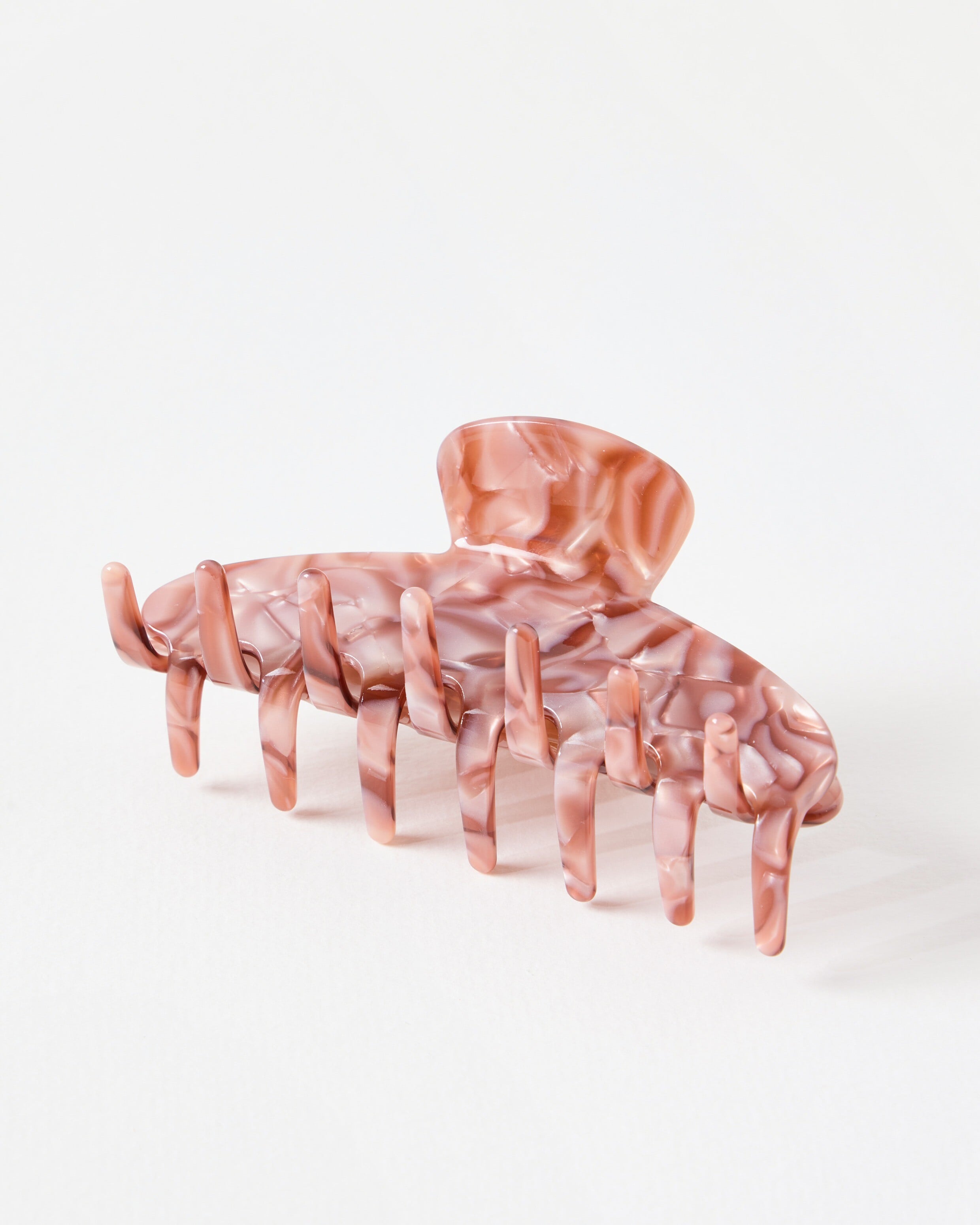 Mimi Brown Shimmer Resin Claw Clip | Oliver Bonas