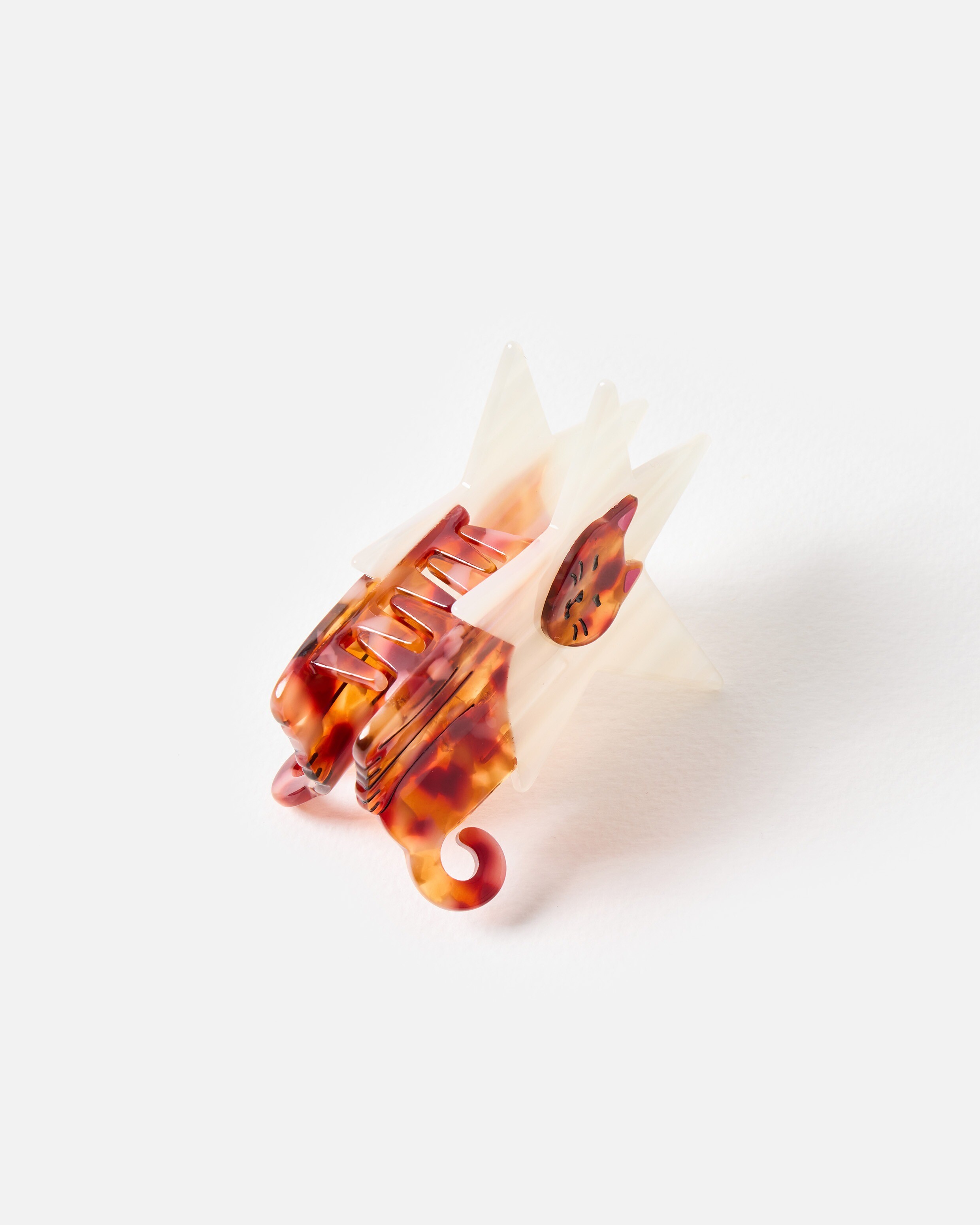 Superstar Cat Shimmer Resin Claw Clip | Oliver Bonas