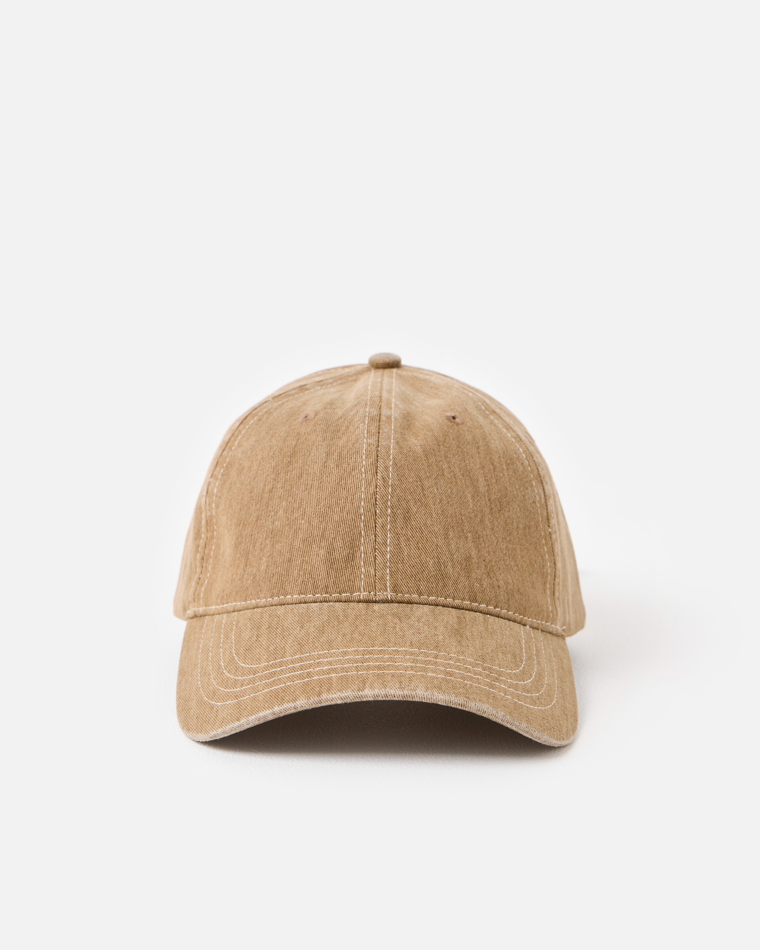 Mocha Brown Bow Cap Hat | Oliver Bonas IE