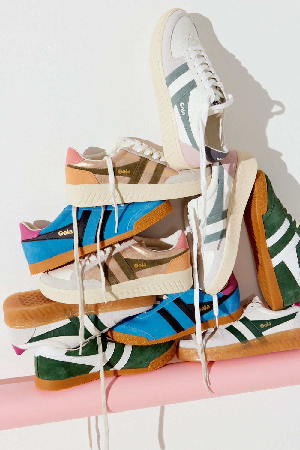 Gola Superslam Blaze Rose Gold Trainers | Oliver Bonas