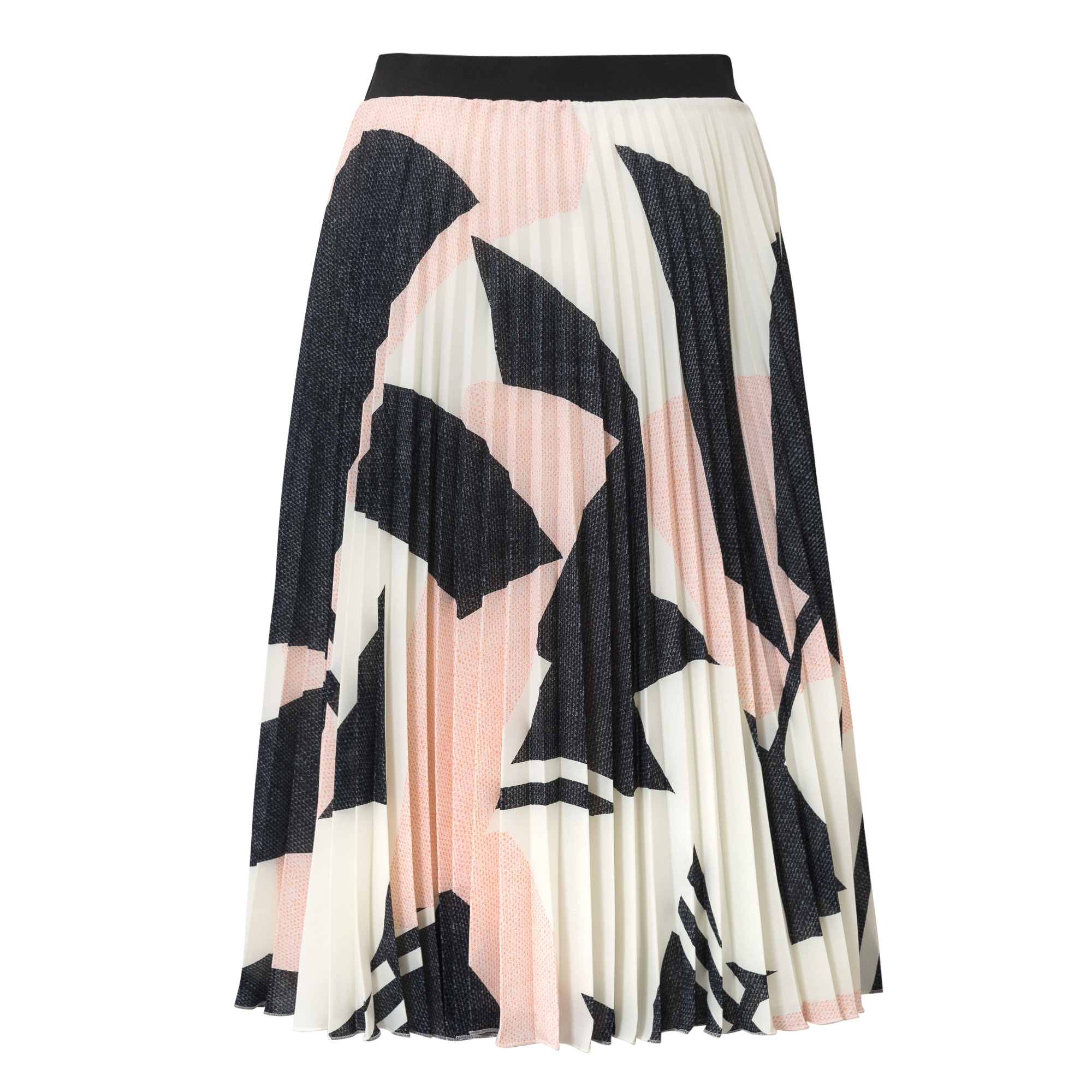 Structure Print Pleated Skirt | Oliver Bonas