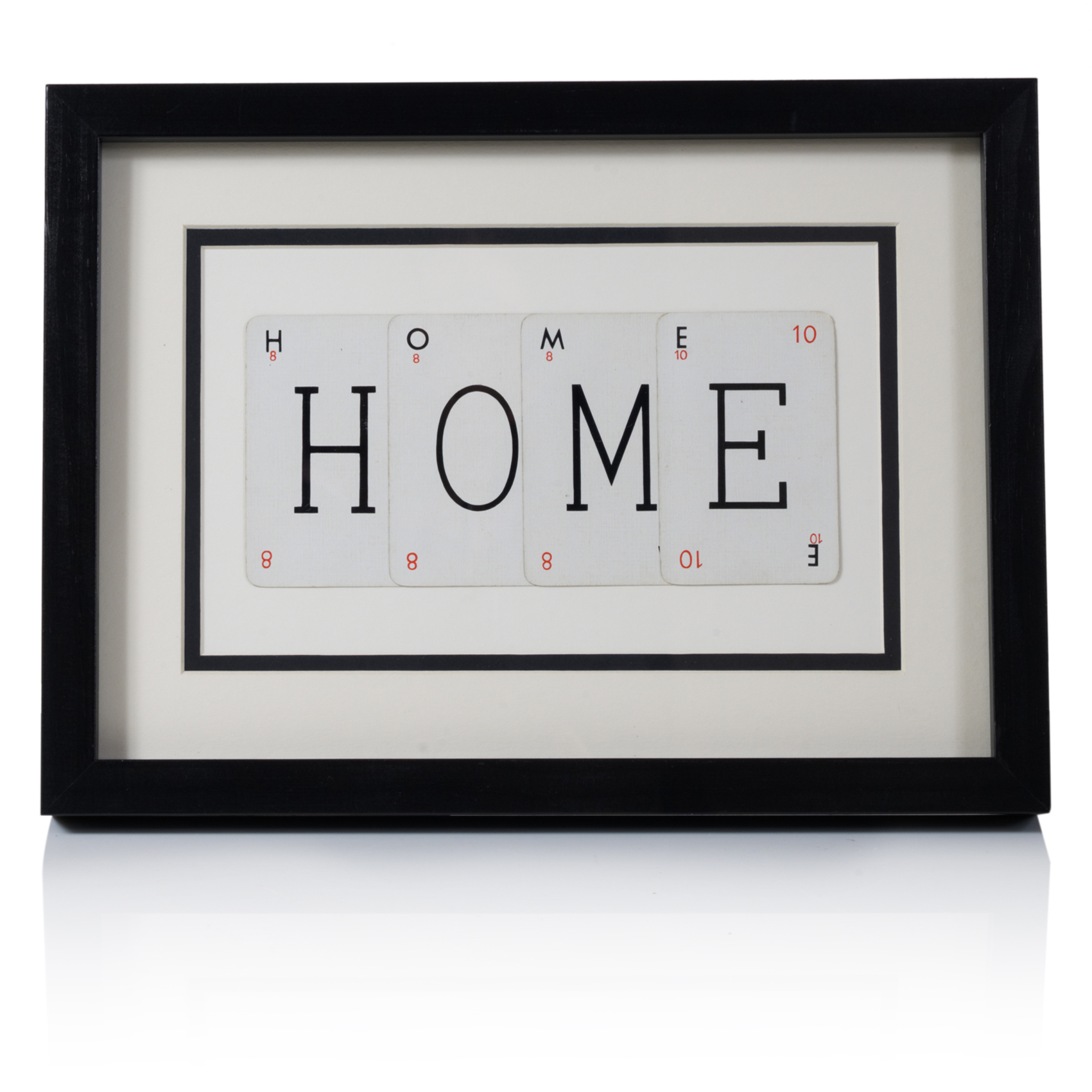 Vintage Playing Cards 'HOME' Wall Art | Oliver Bonas