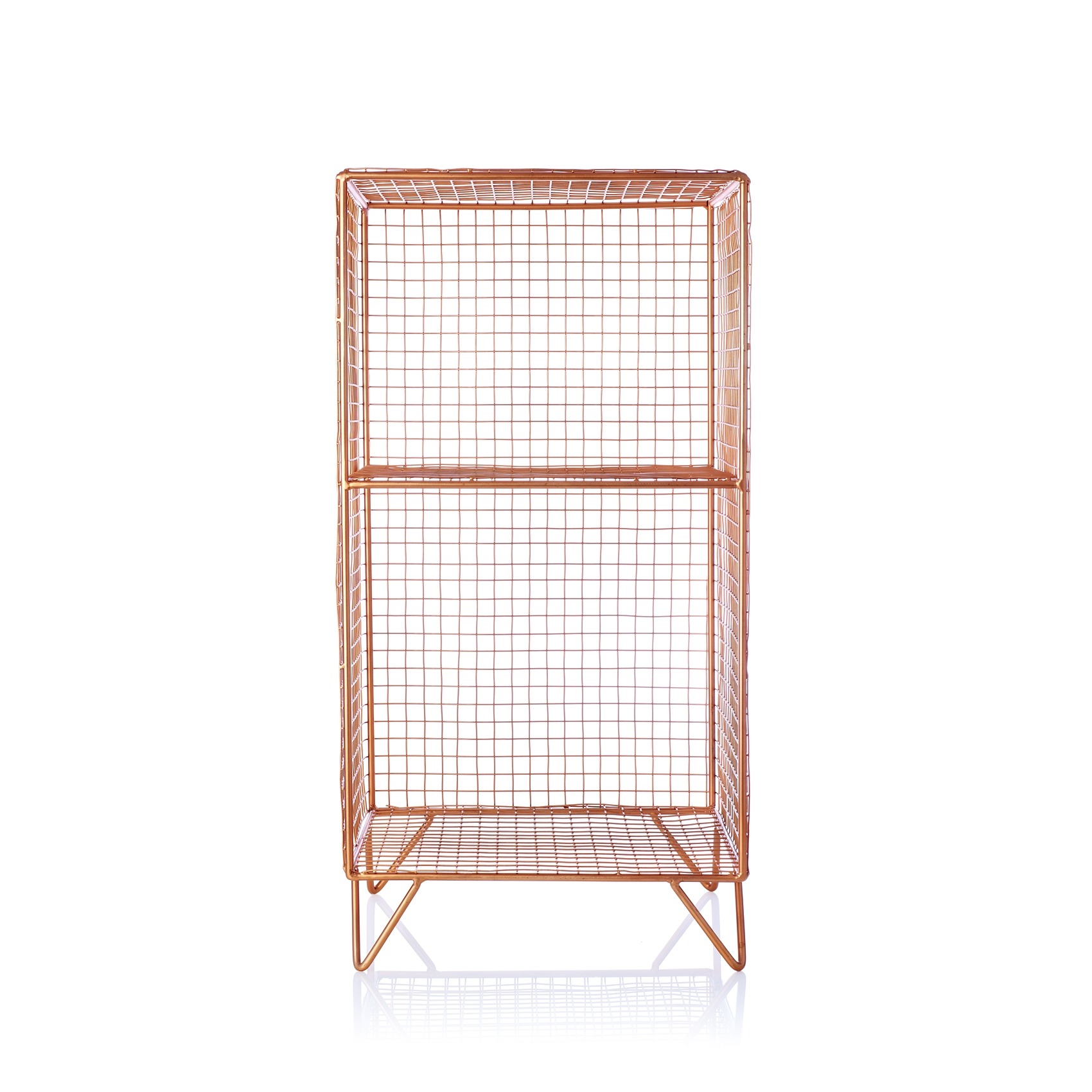Grid Two Shelf Storage Unit | Oliver Bonas