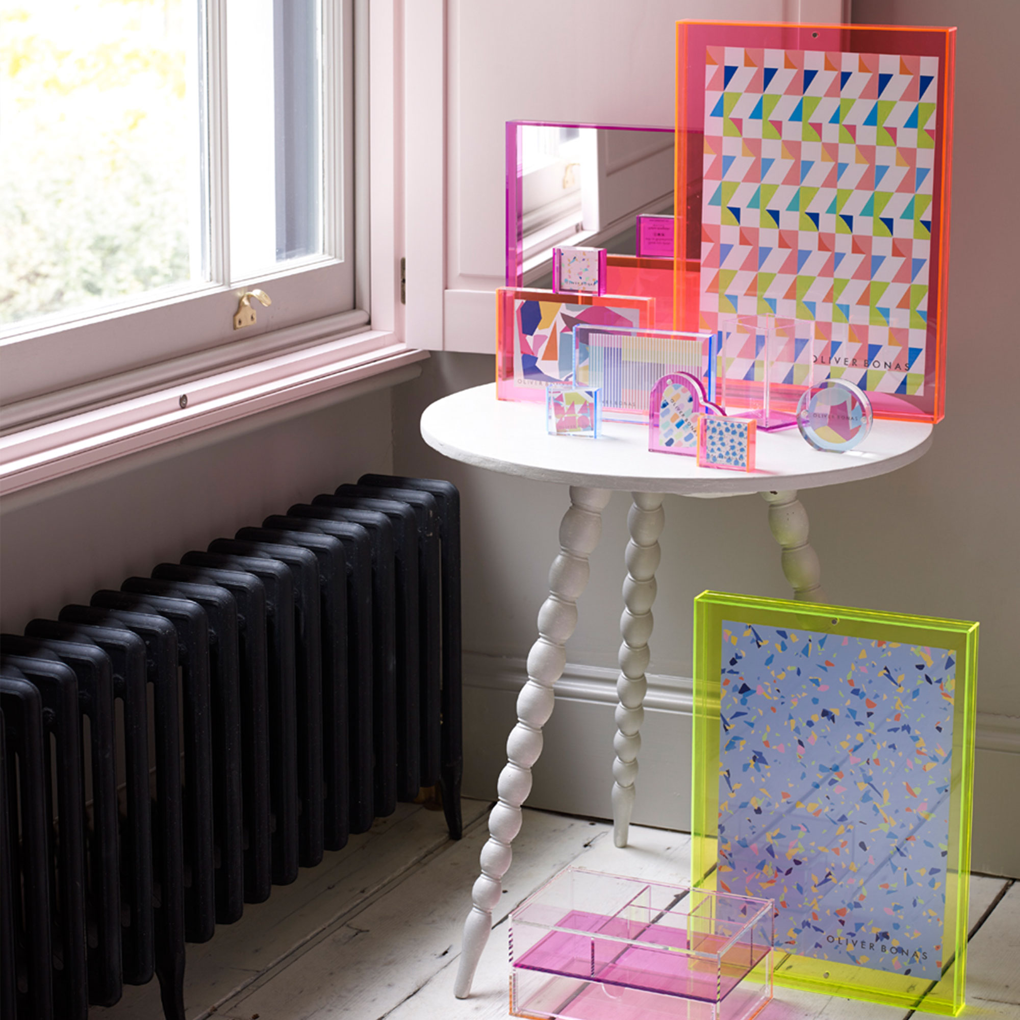 Acrylic Neon Block Wall Frame | Oliver Bonas