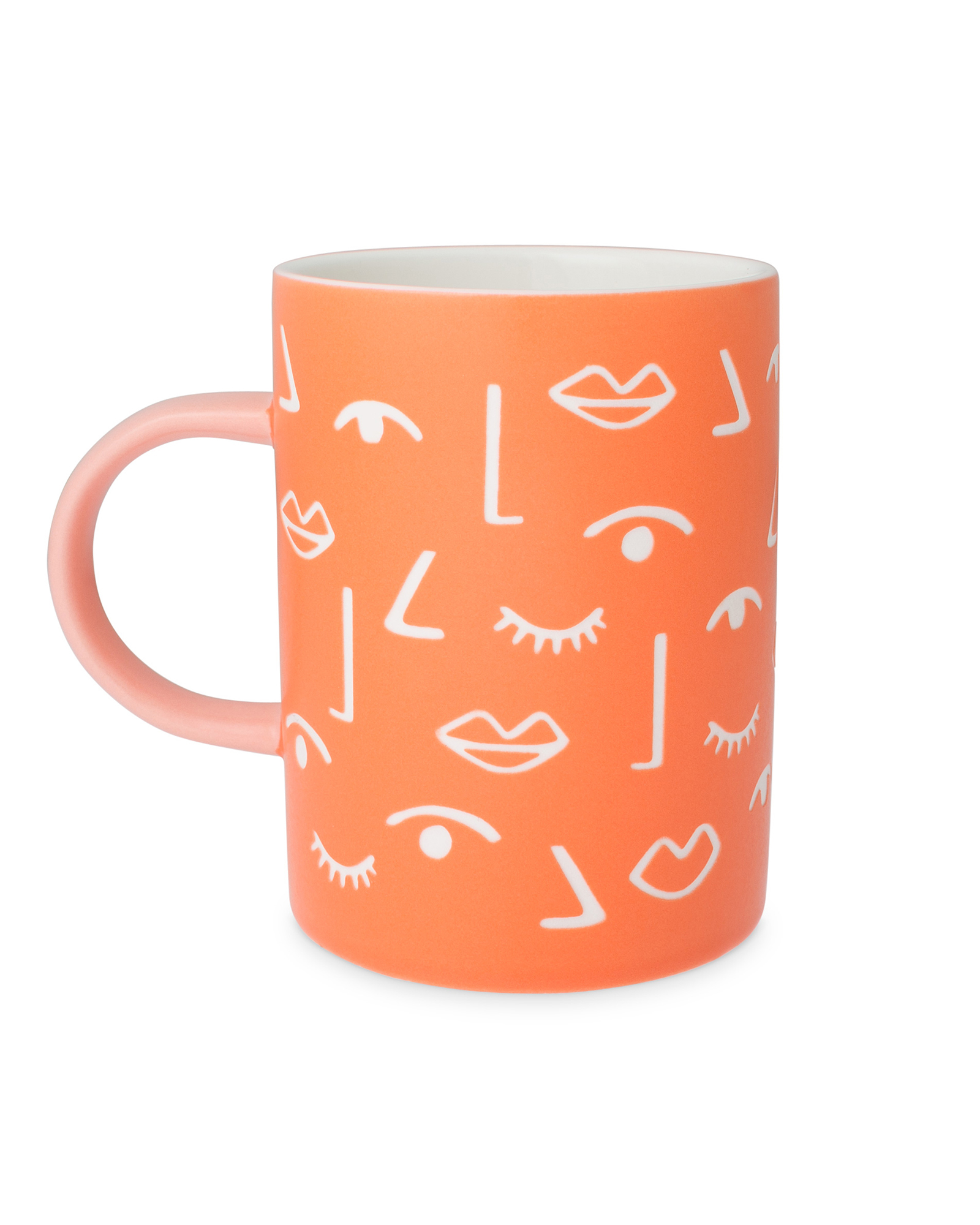 Sense Slider Orange Ceramic Mug | Oliver Bonas
