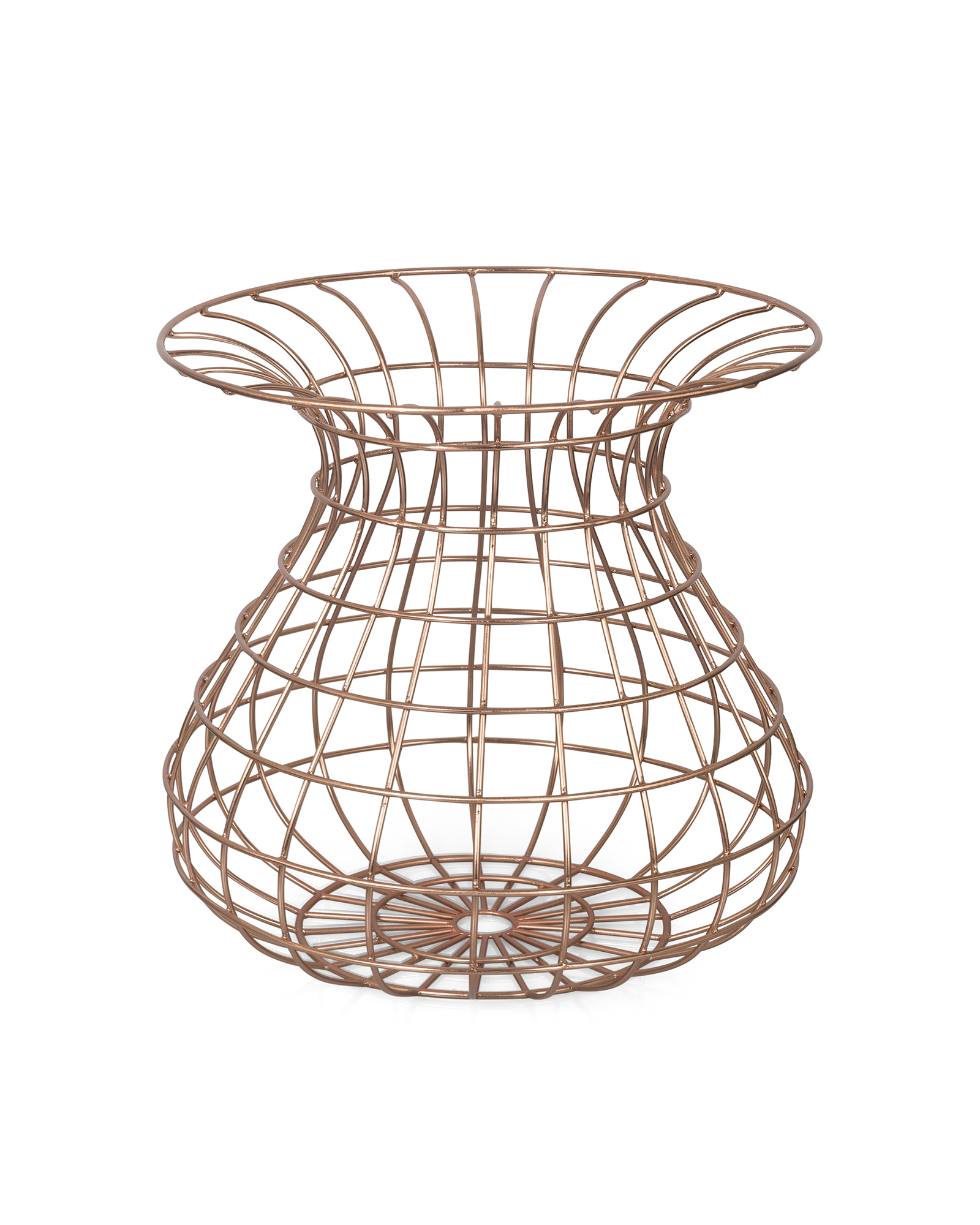 Unity Small Duck Egg & Copper Wire Side Table | Oliver Bonas