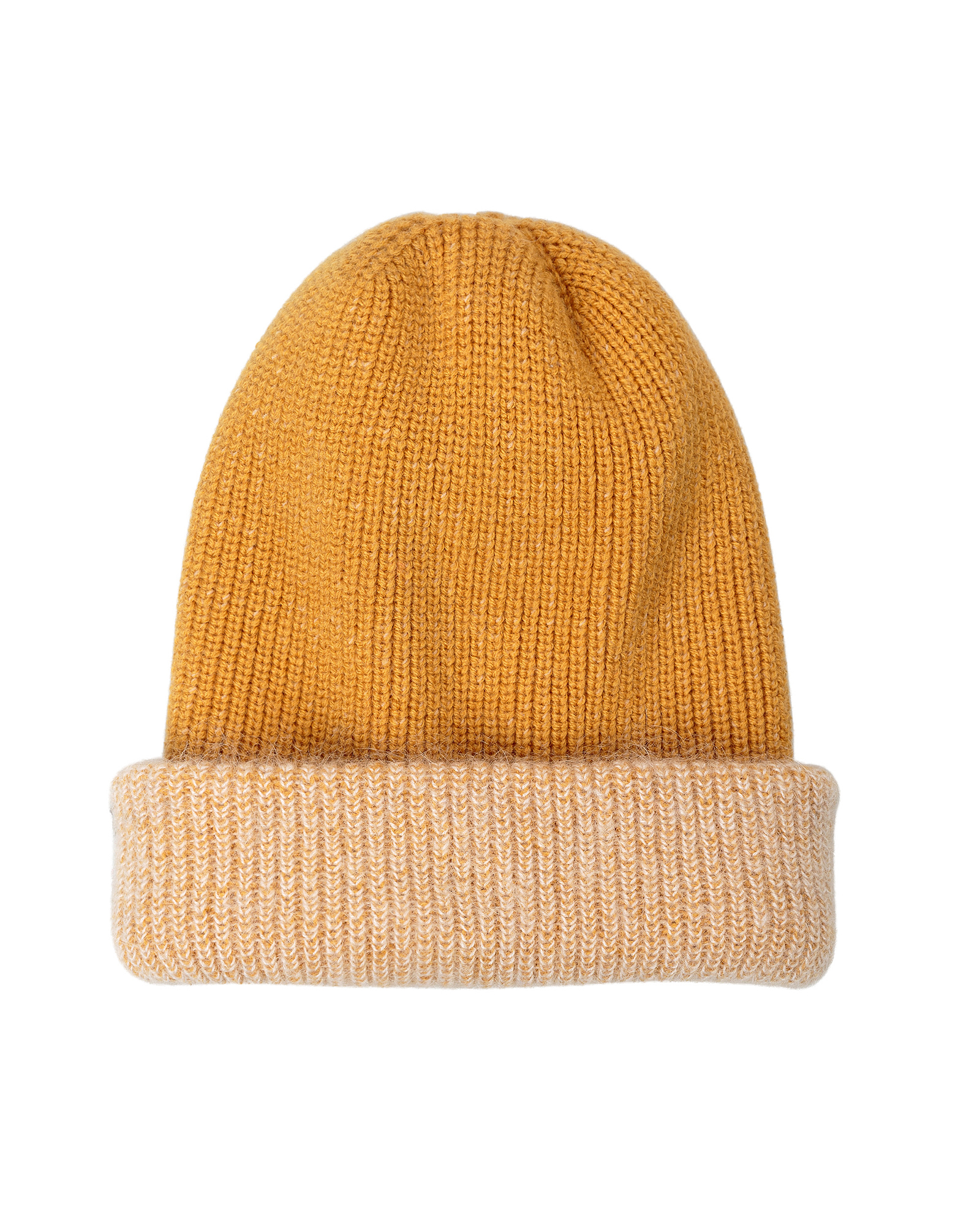 Reversible Yellow Beanie Hat | Oliver Bonas