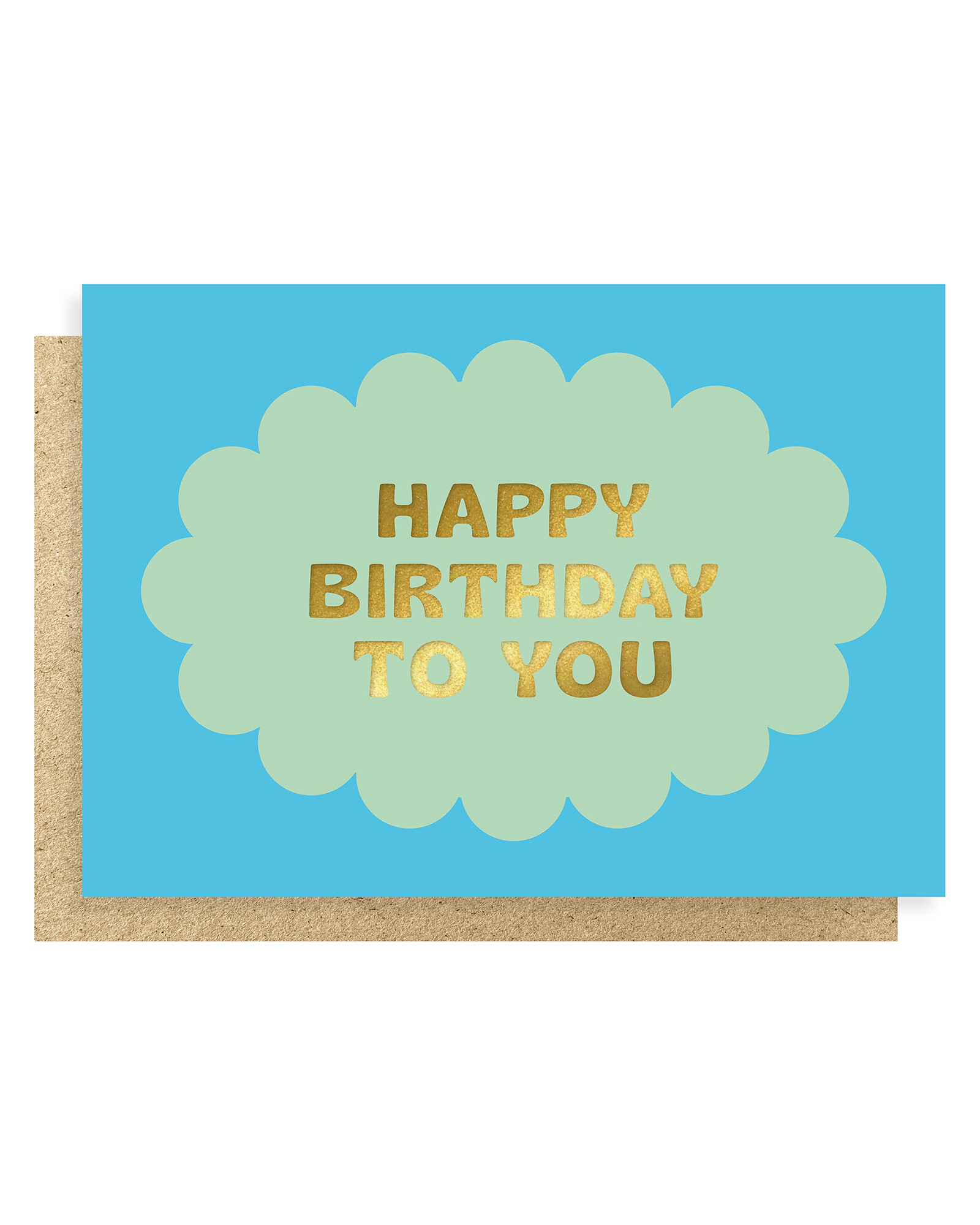 Blue Birthday Card | Oliver Bonas