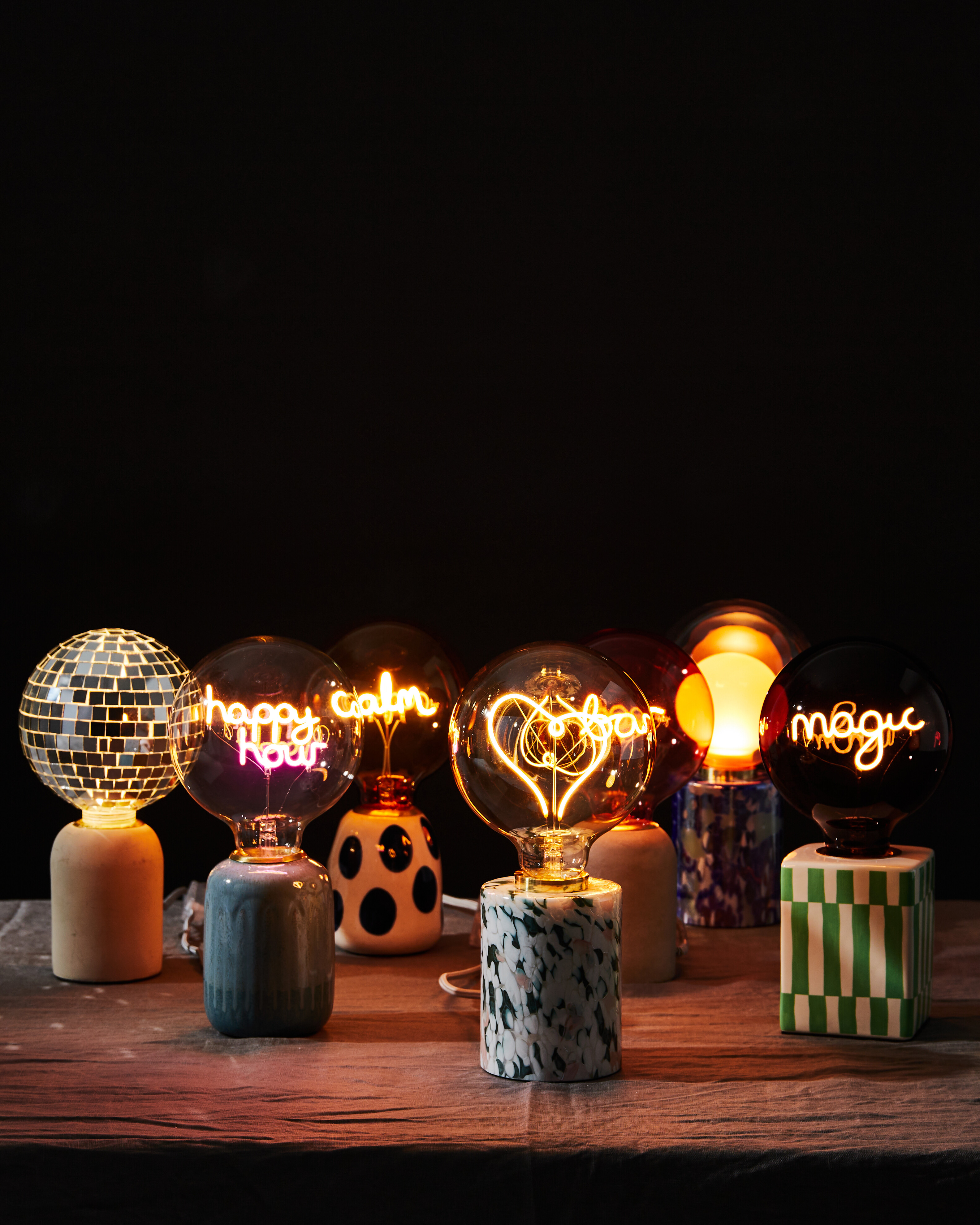 Disco Ball Silver E27 40lm LED Light Bulb | Oliver Bonas