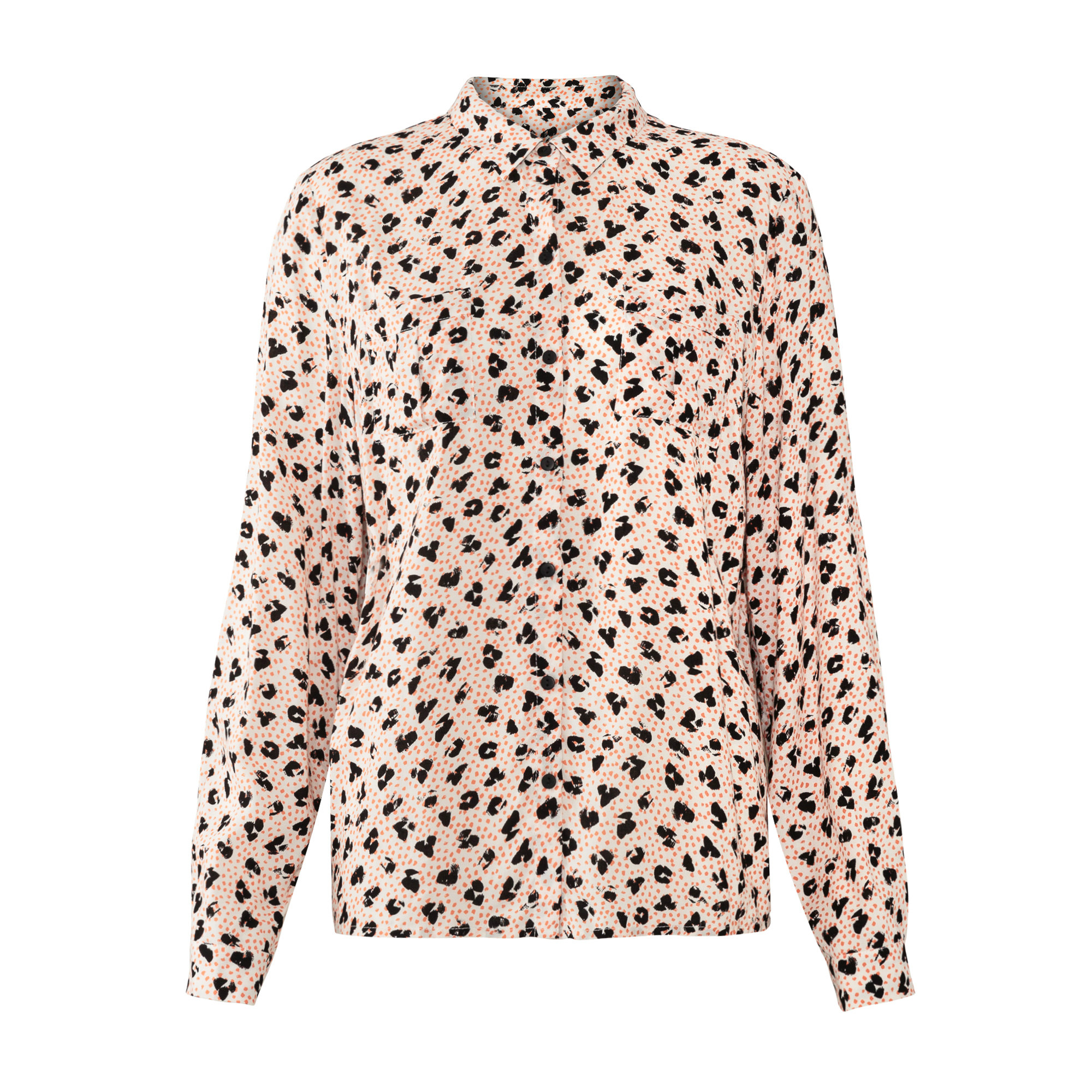 Mark Making Print Military Shirt | Oliver Bonas