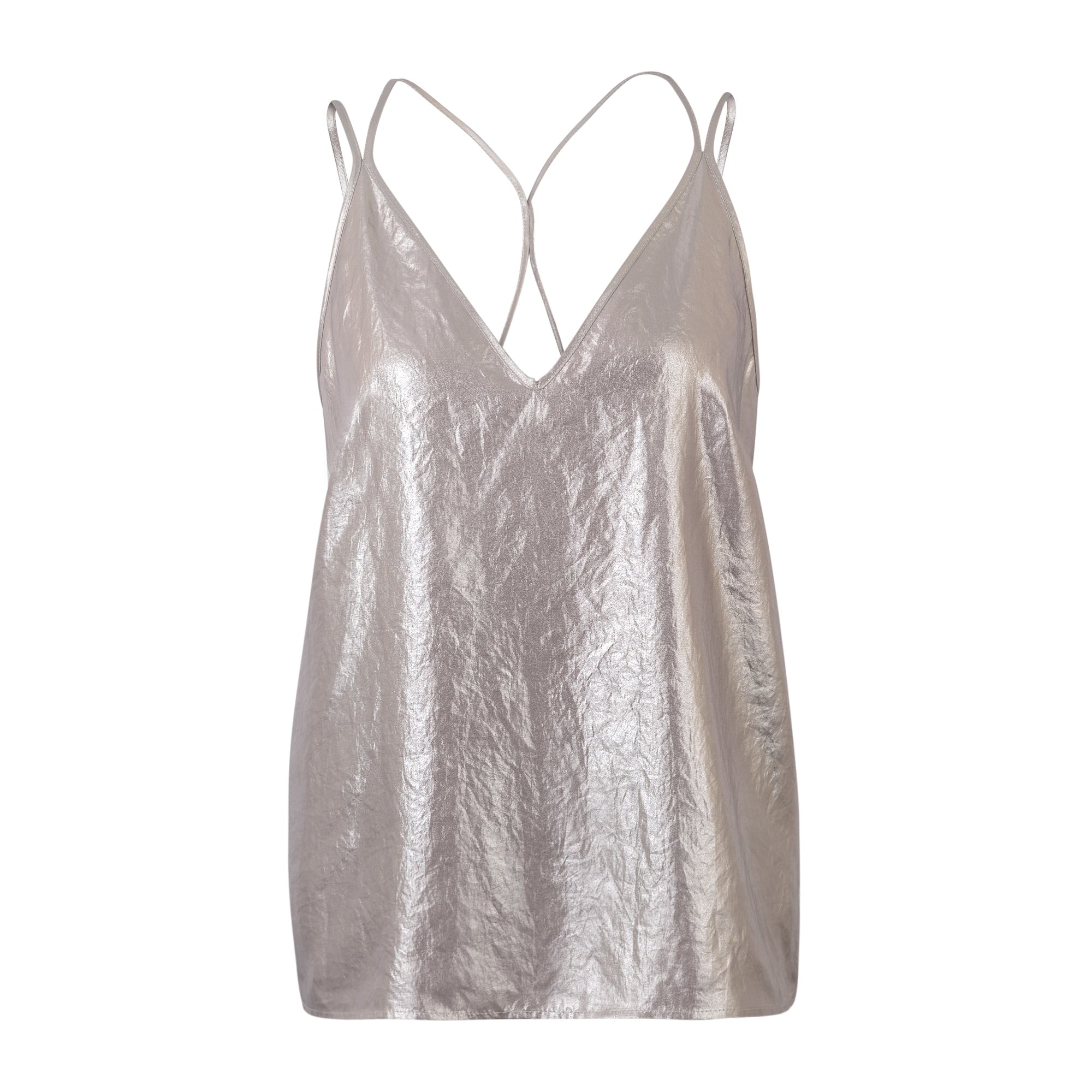 Sofia Metallic Cami Top | Oliver Bonas