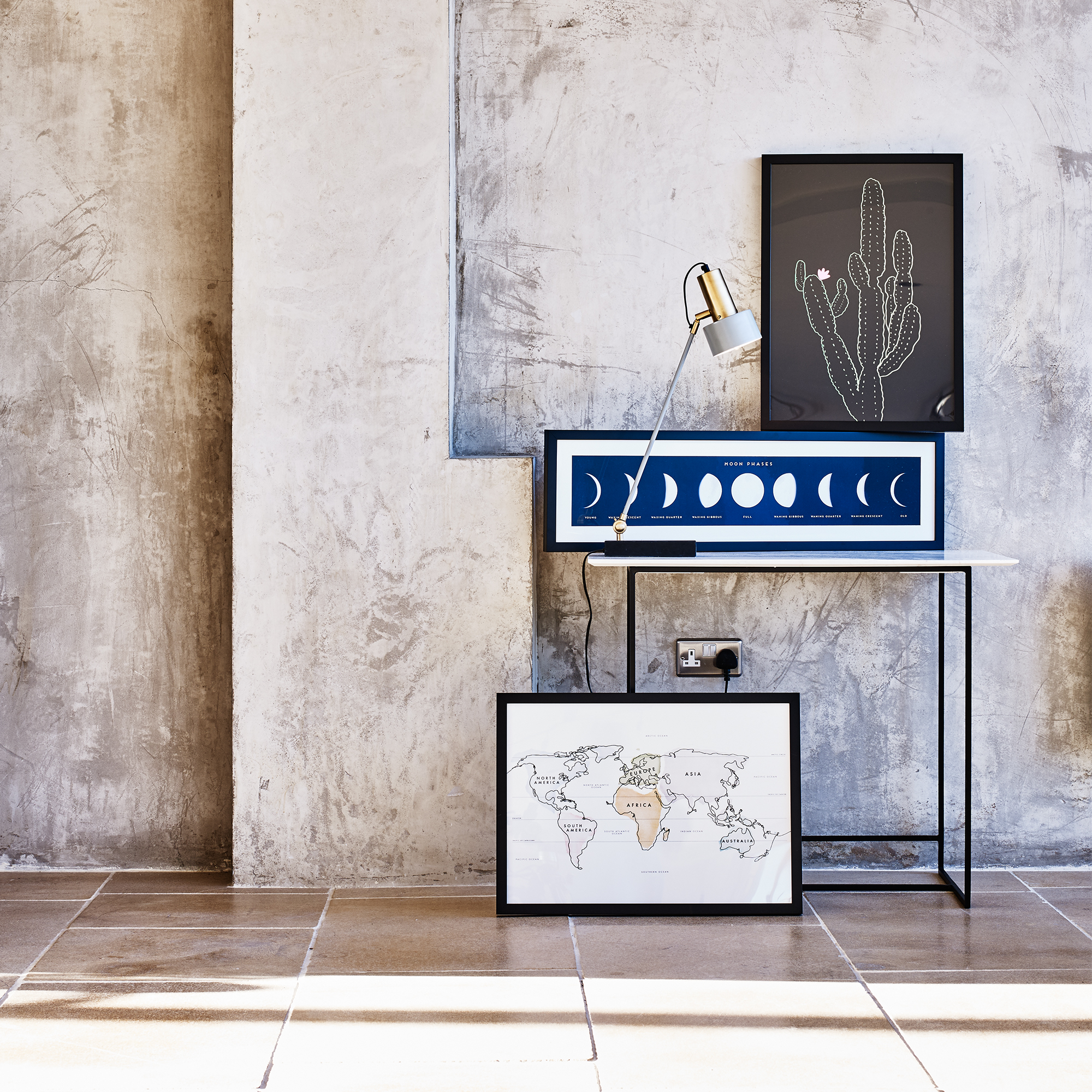 Continuous Continents Wall Art | Oliver Bonas