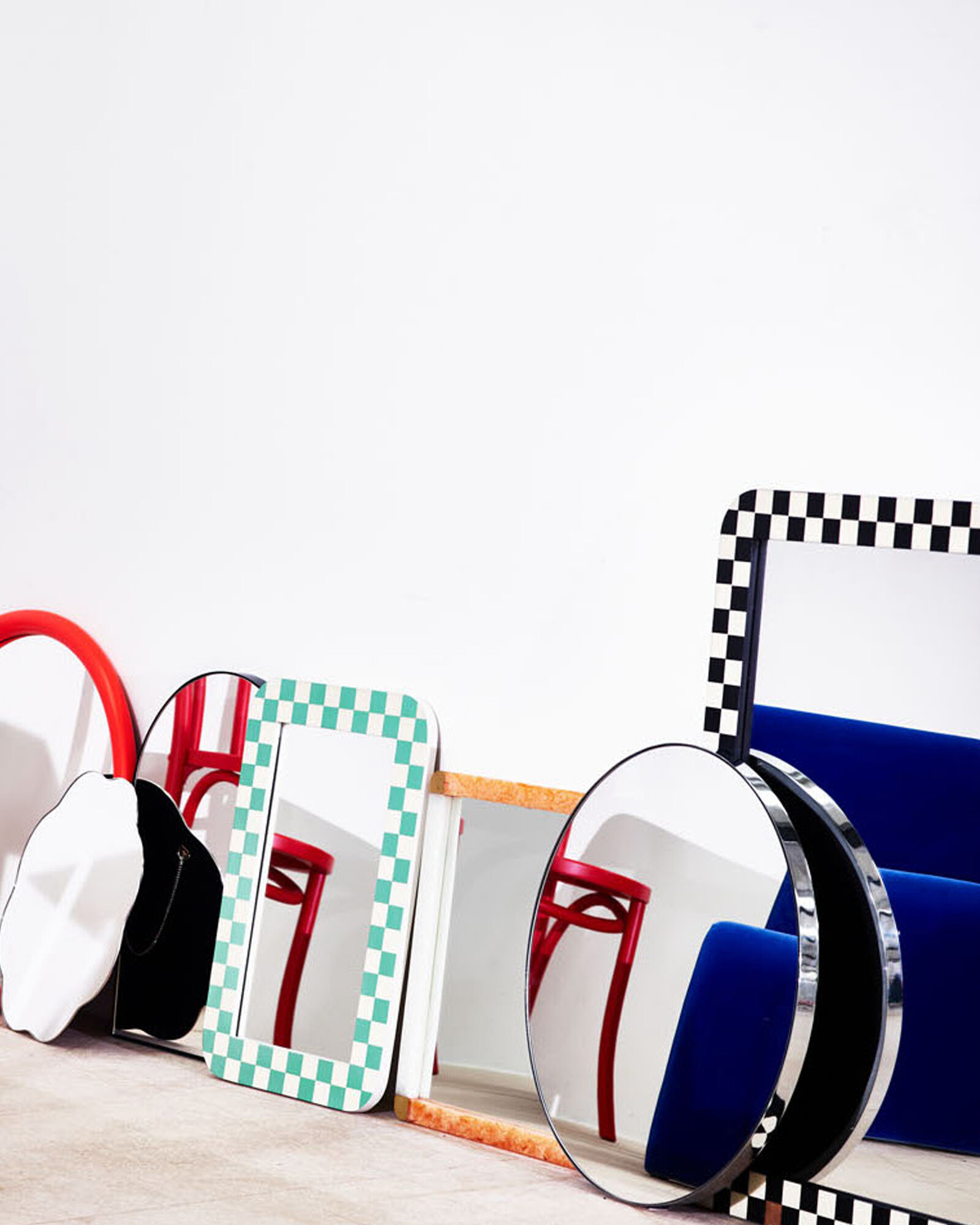 Chrome Round Wall Mirror | Oliver Bonas