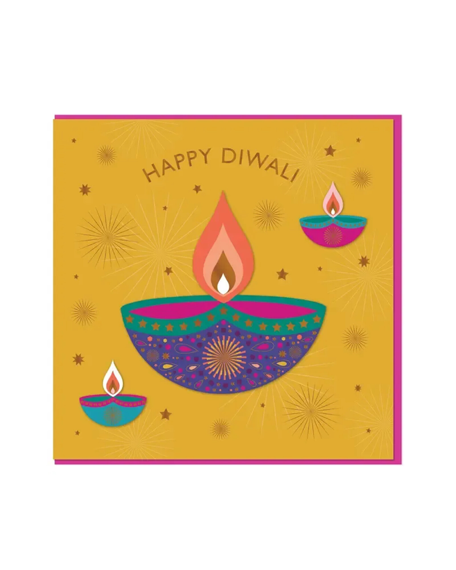 Diya Diwali Card | Oliver Bonas