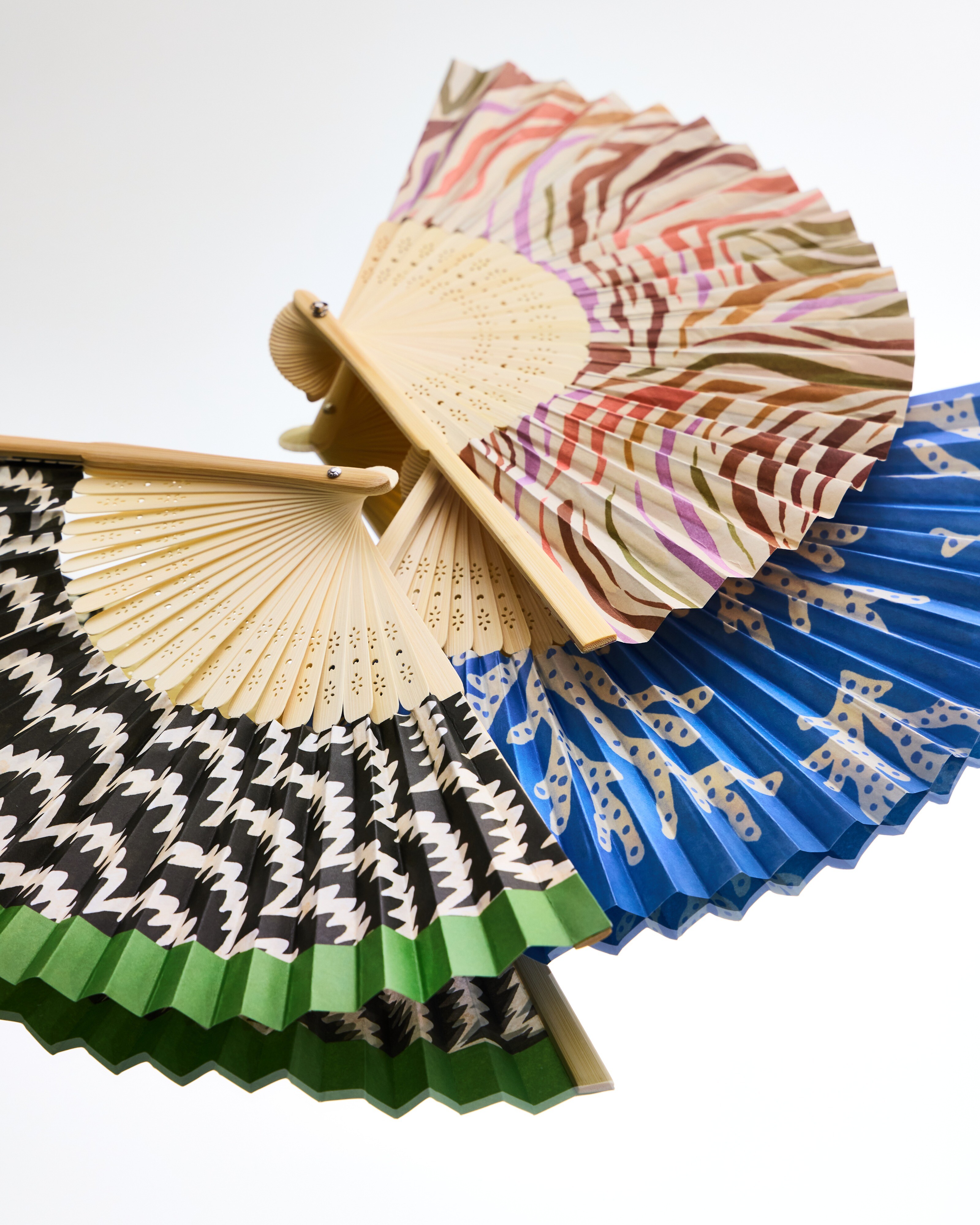 Printed Fans | Oliver Bonas