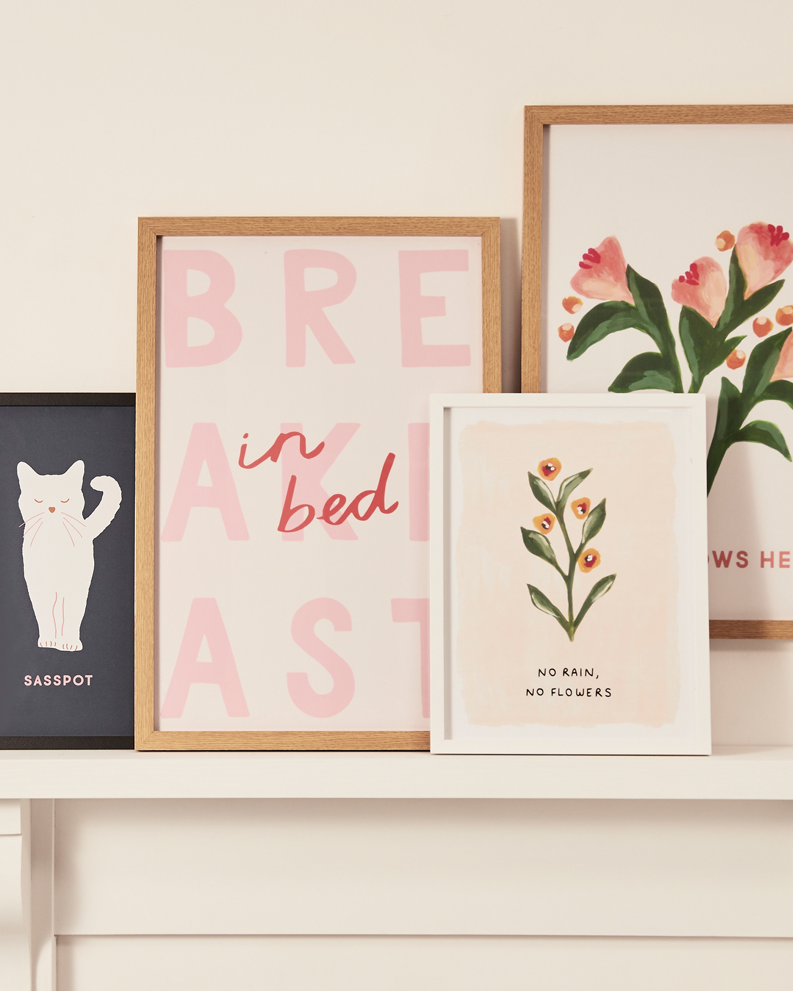 Breakfast in Bed Framed Wall Art | Oliver Bonas