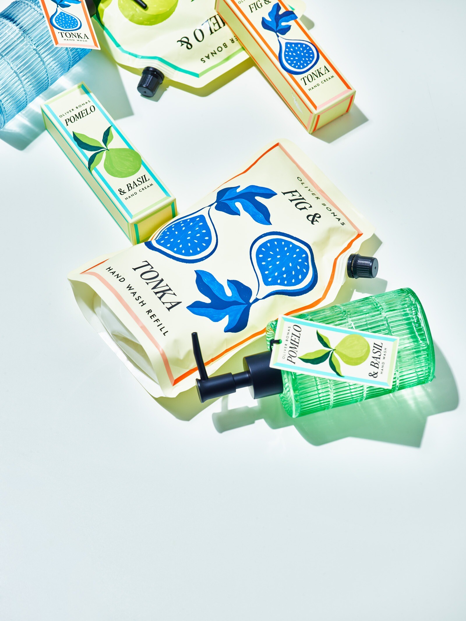 Fig & Tonka Scented Hand Wash Refill Pouch | Oliver Bonas