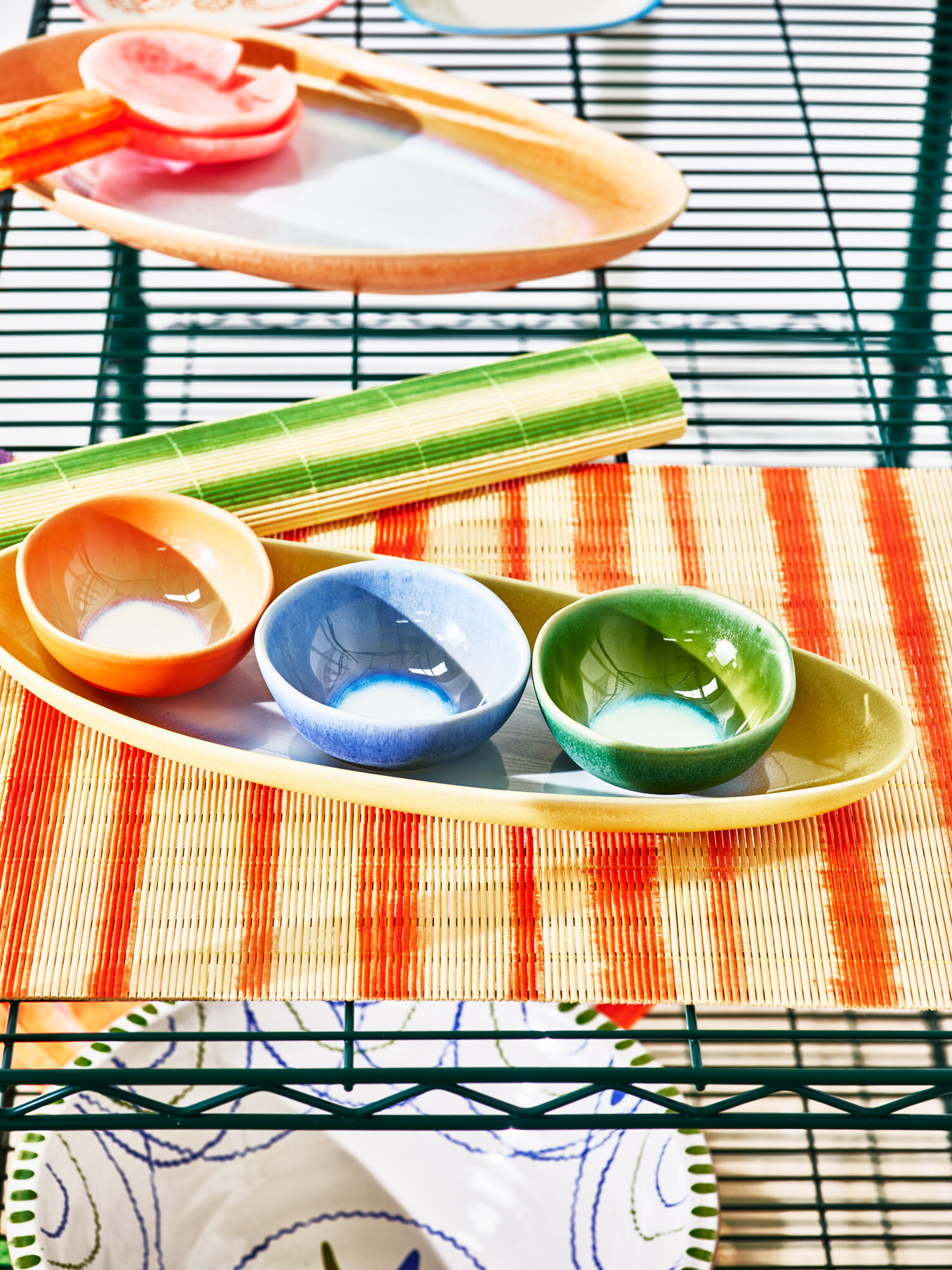 Ula Ceramic Nibble Bowls & Tray | Oliver Bonas IE