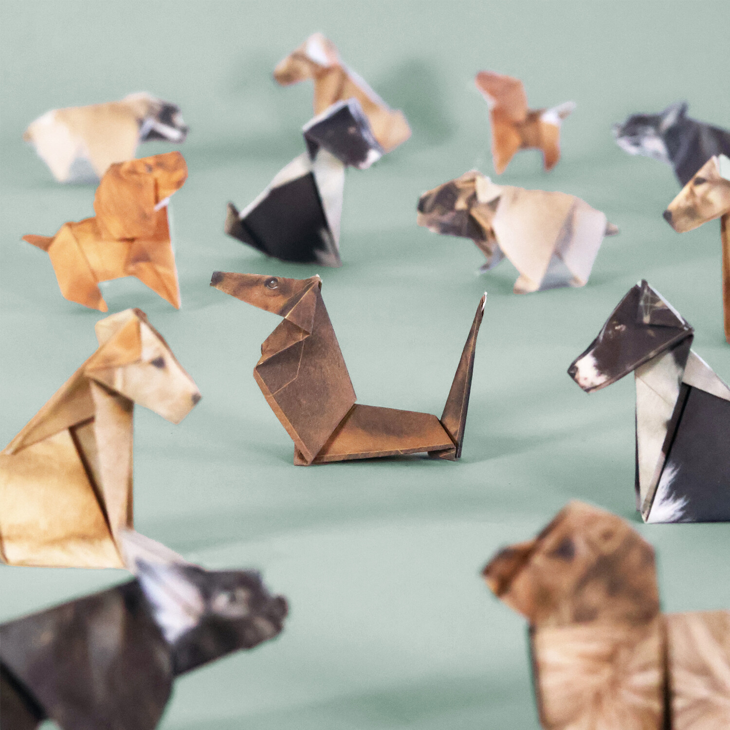 Paper Pups Origami Craft Kit | Oliver Bonas