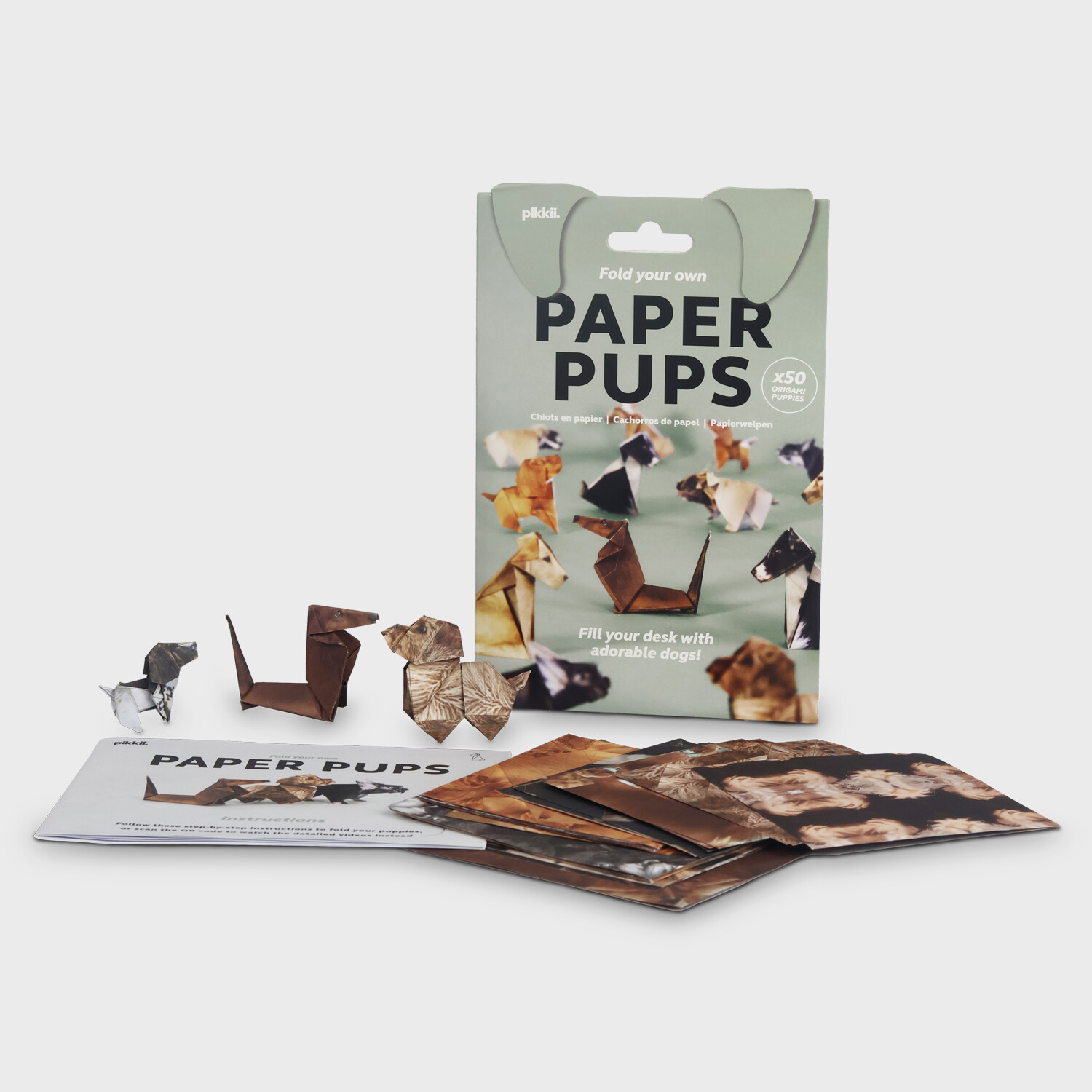 Paper Pups Origami Craft Kit | Oliver Bonas
