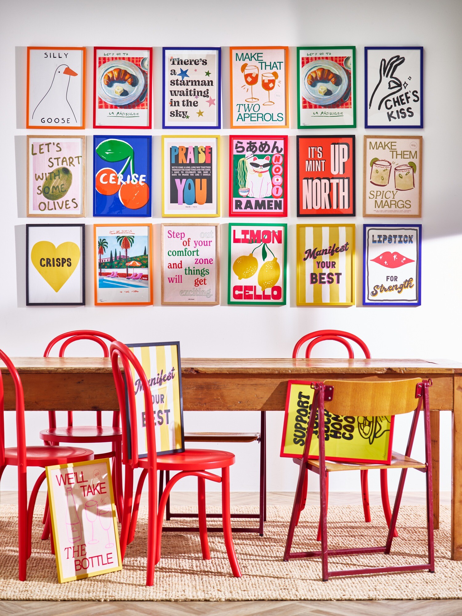 Silly Goose Wall Art Print | Oliver Bonas