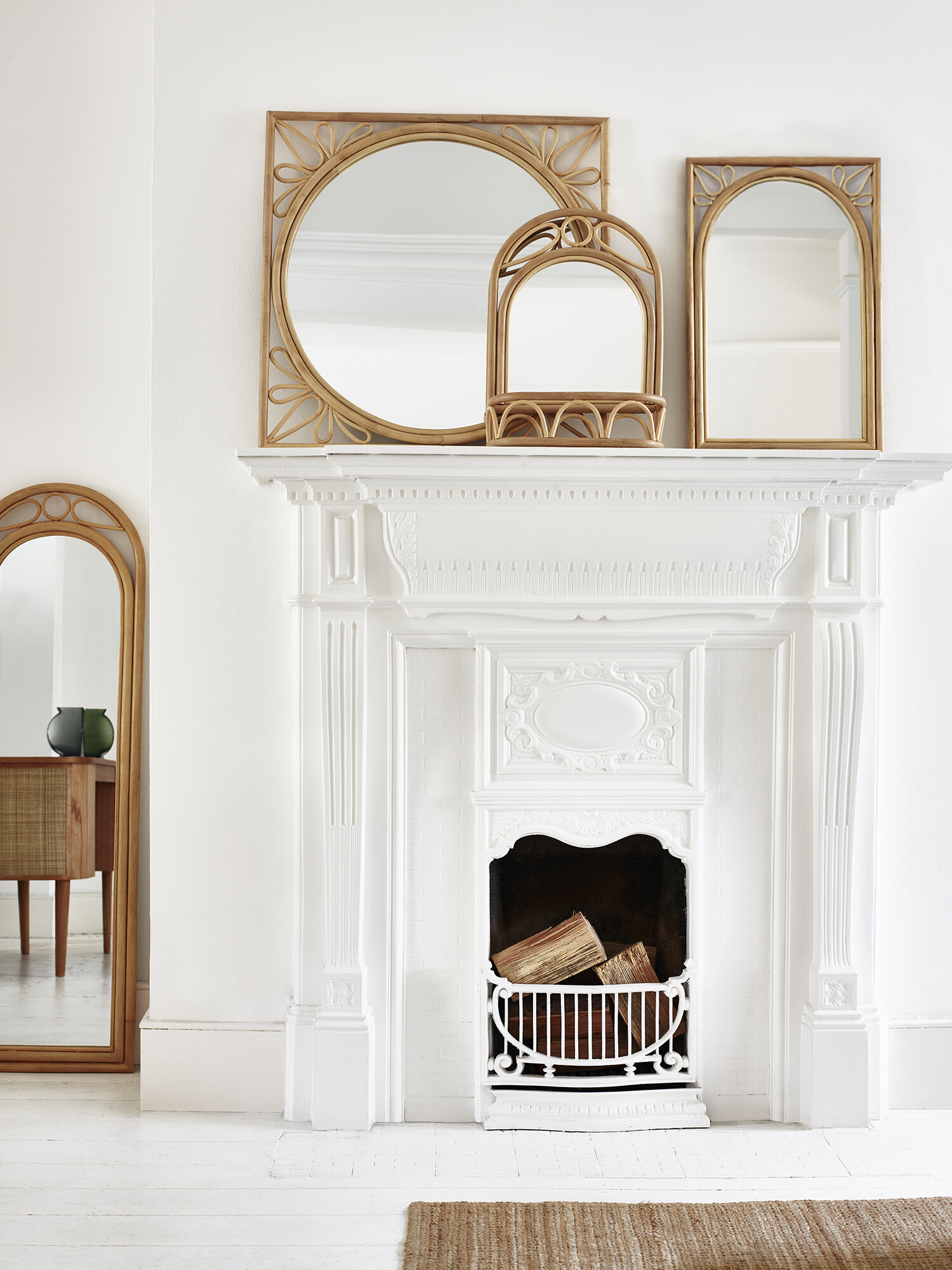 Renée Rattan Rectangle Wall Mirror | Oliver Bonas