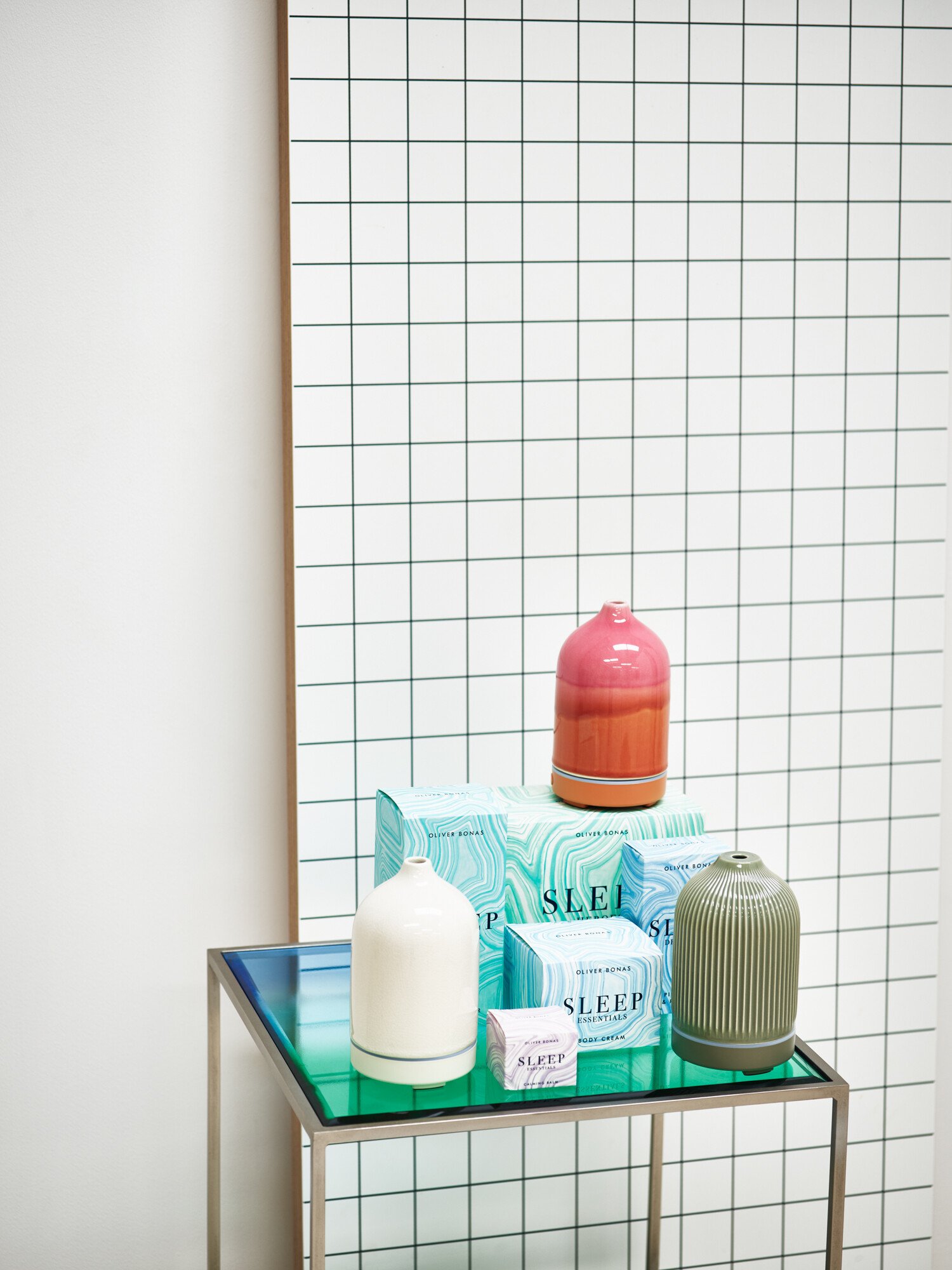 Ceramic Pink Ombre Essential Oil Electric Aroma Diffuser | Oliver Bonas