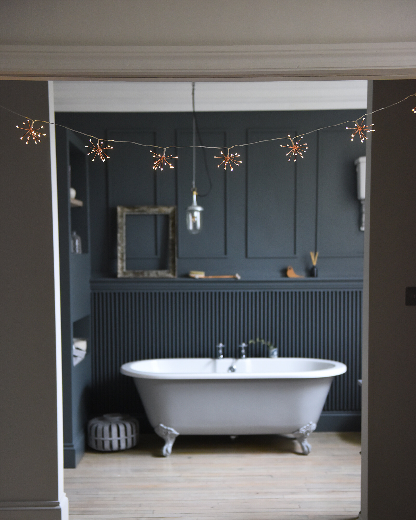 Starburst Silver LED Garden String Lights | Oliver Bonas