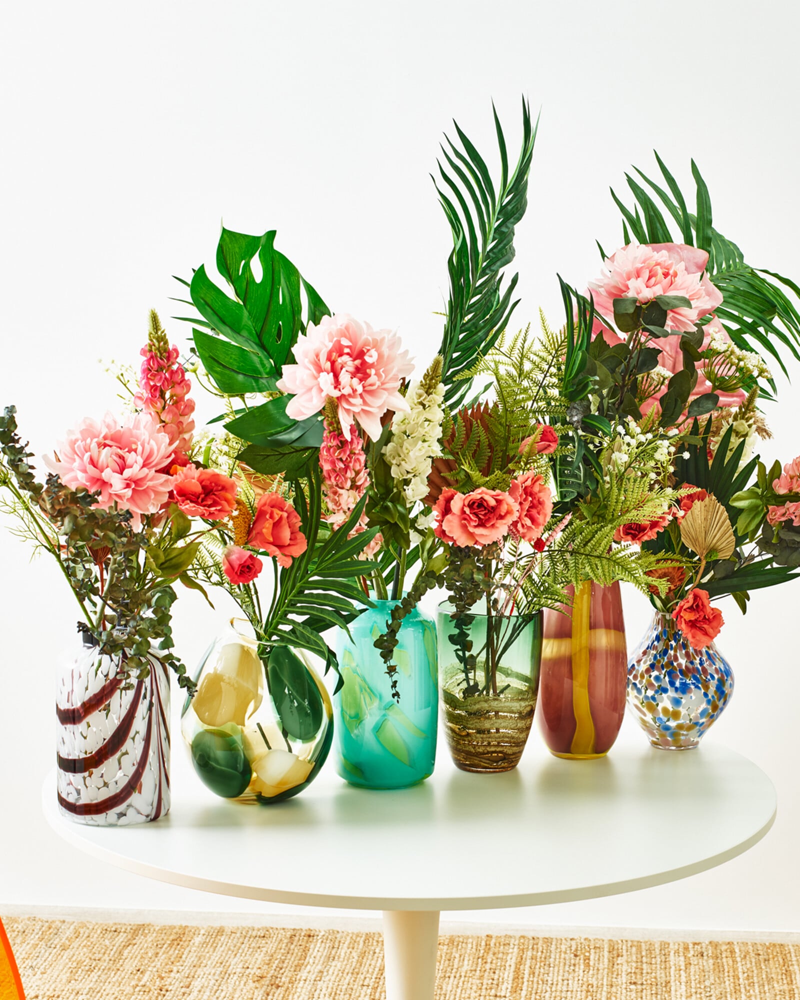 Kai Spot Green Glass Vase | Oliver Bonas
