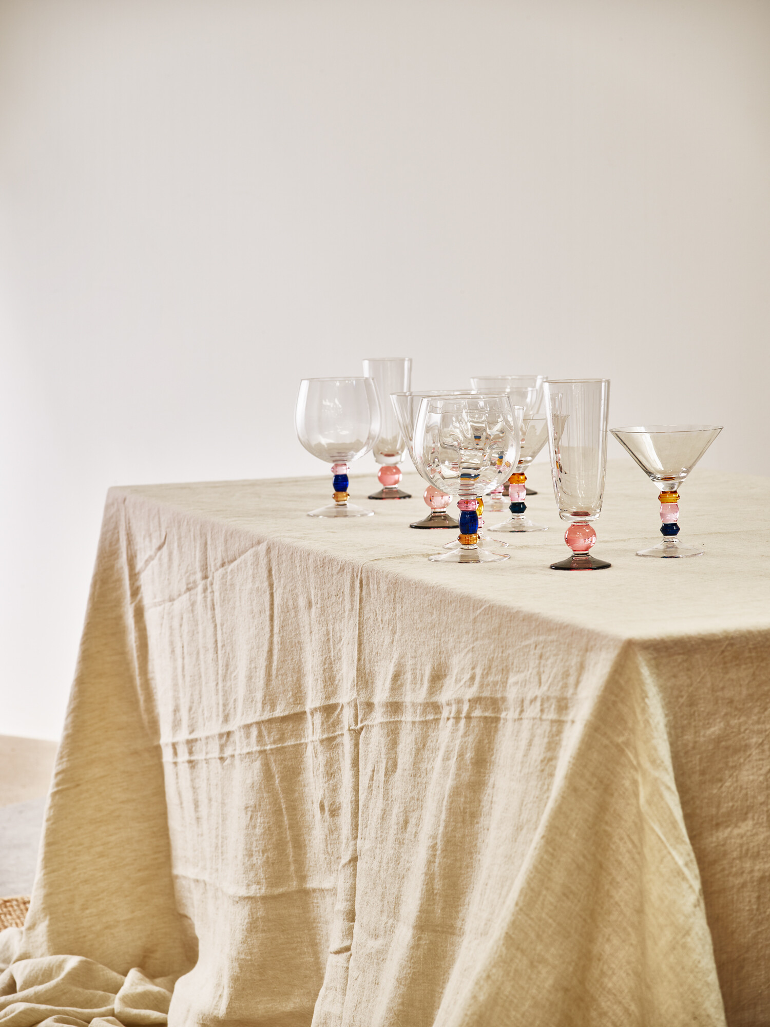 Vera Clear Martini Glasses Set of Two | Oliver Bonas