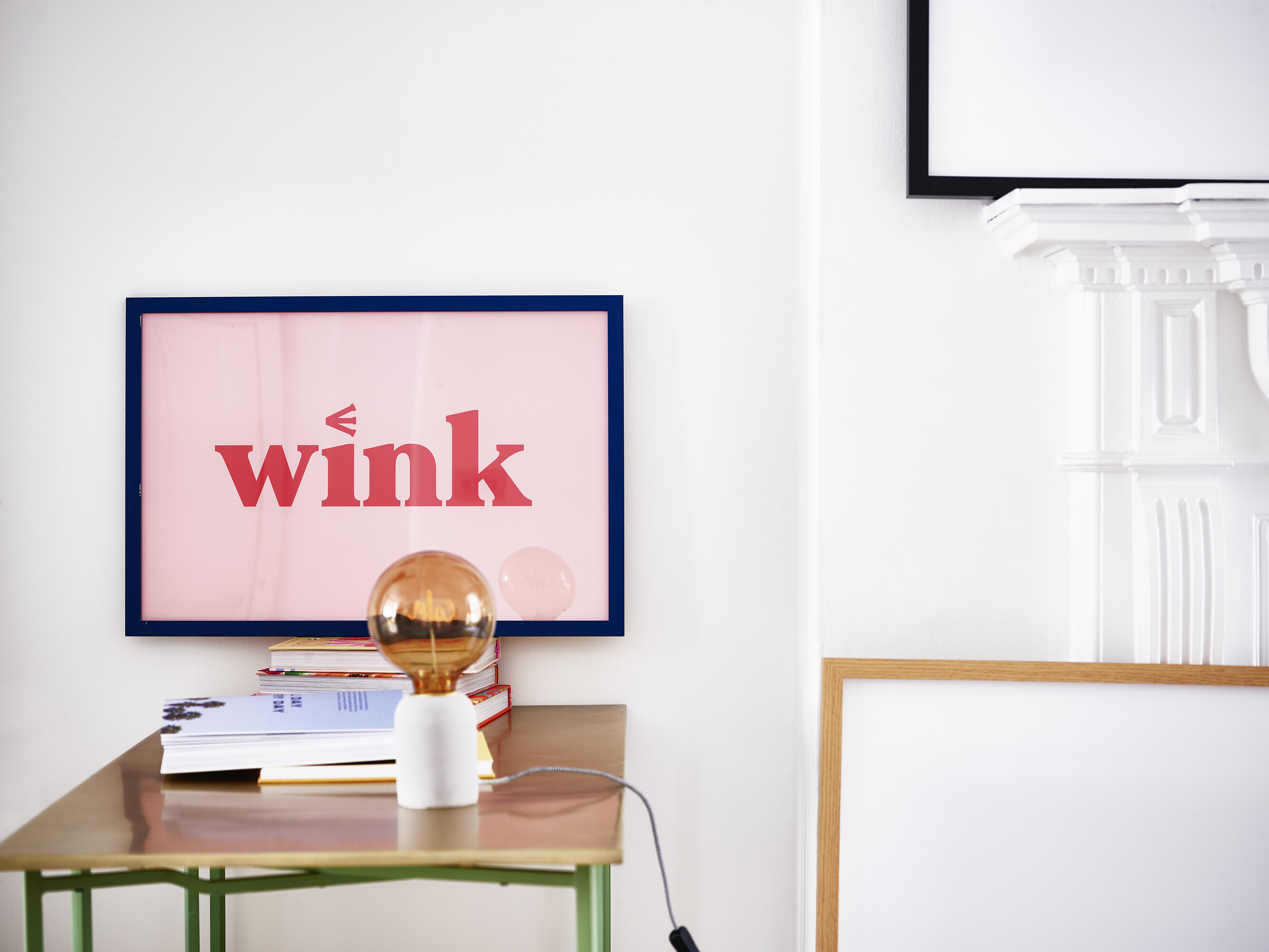 Wink Framed Wall Art | Oliver Bonas