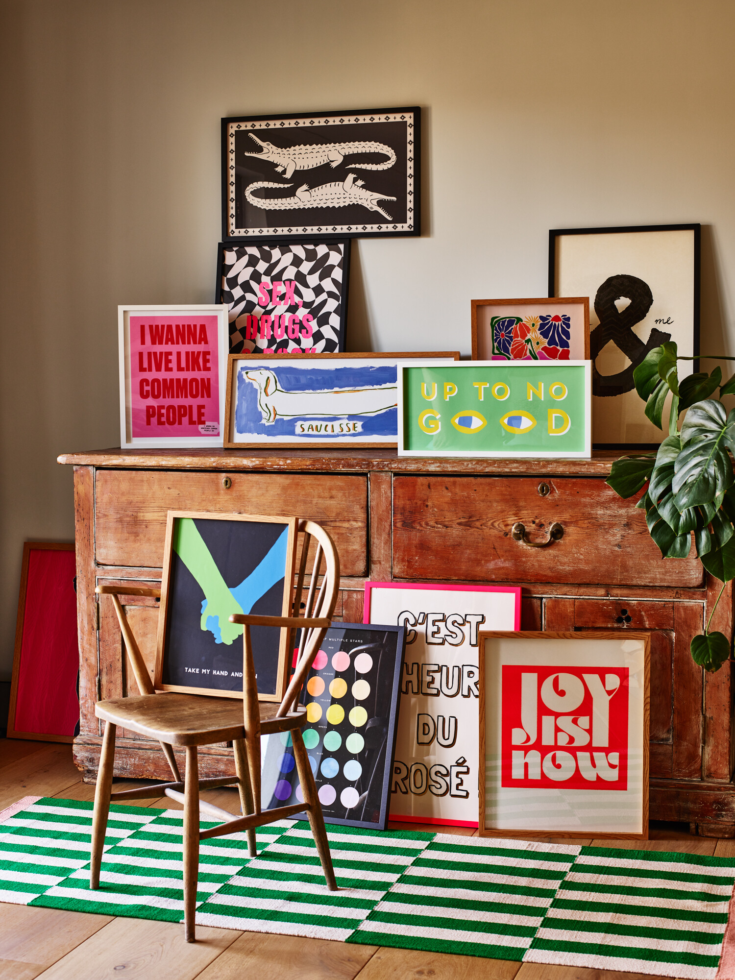 Saucisse Dog Framed Wall Art | Oliver Bonas