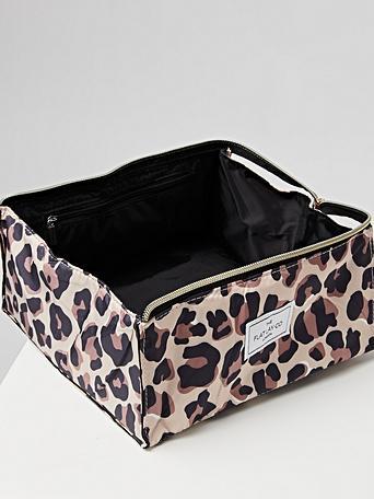 The Flat Lay Co Leopard Print Make Up Box | Oliver Bonas