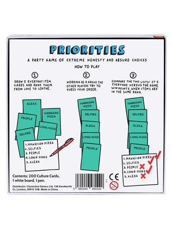 Priorities Board Game | Oliver Bonas