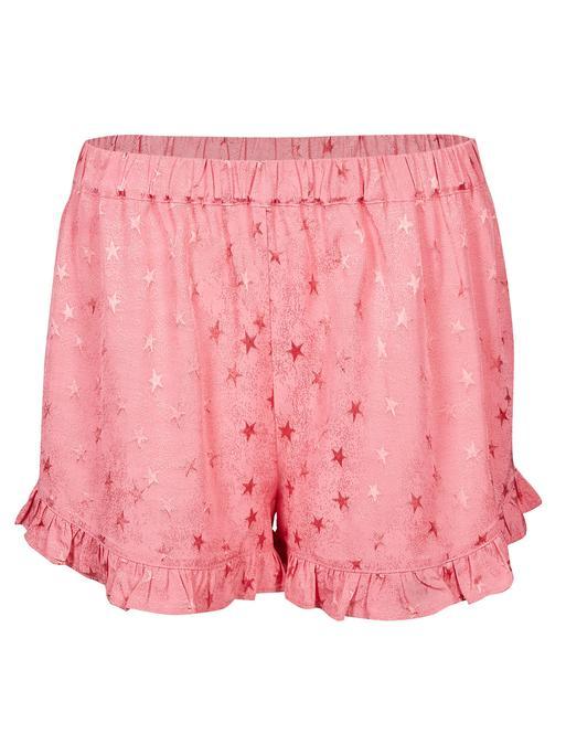 Star Jacquard Pink Short Pyjama Set | Oliver Bonas