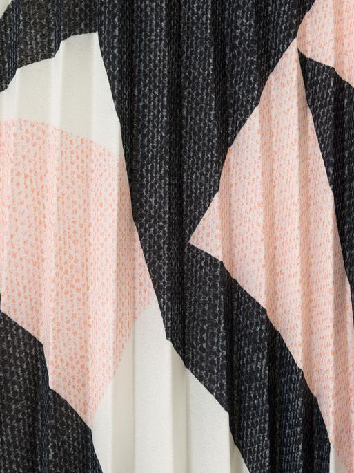 Structure Print Pleated Skirt | Oliver Bonas