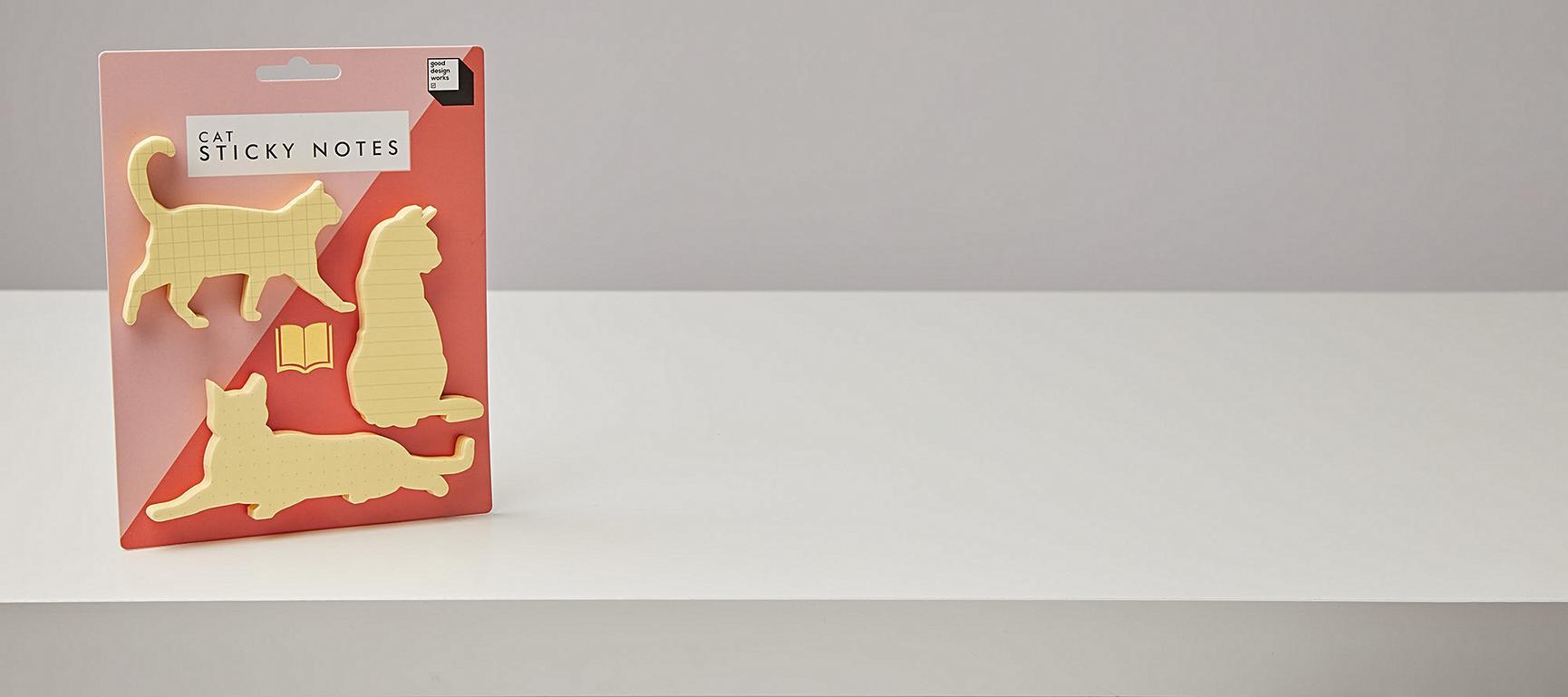 Cat Shaped Sticky Notes | Oliver Bonas