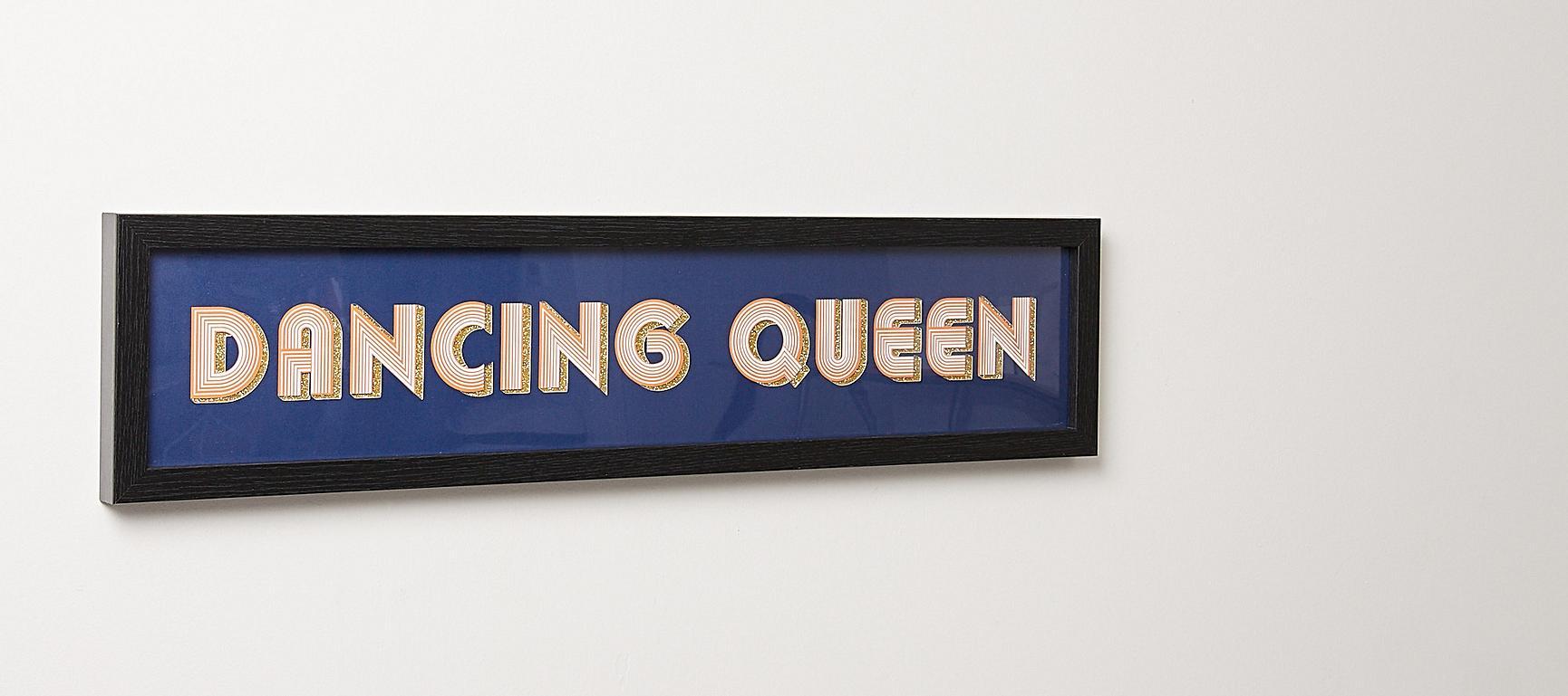 Dancing Queen Framed Wall Art | Oliver Bonas